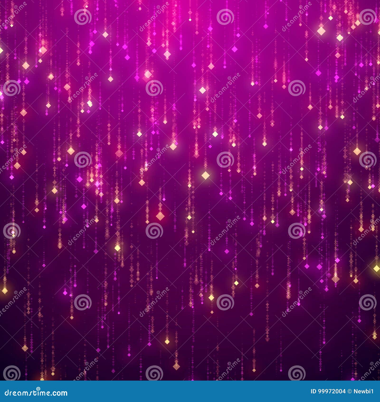Abstract Falling Sparkle Glamor Rain Background Stock Illustration ...