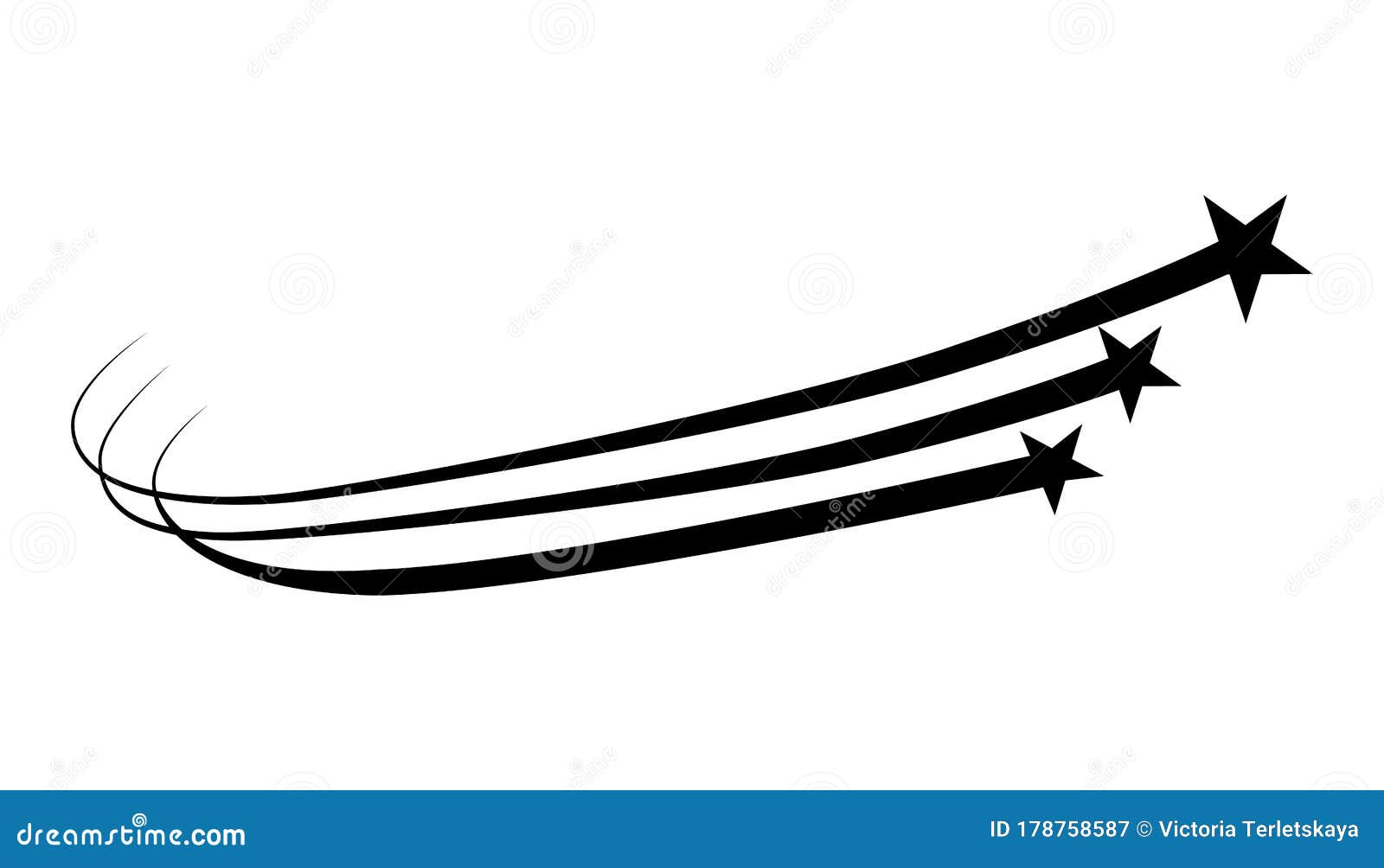 Abstract Falling Star - Black Shooting Star Vector Stock Vector ... Abstract Falling Star - Black Shooting Star Vector Stock Vector ...