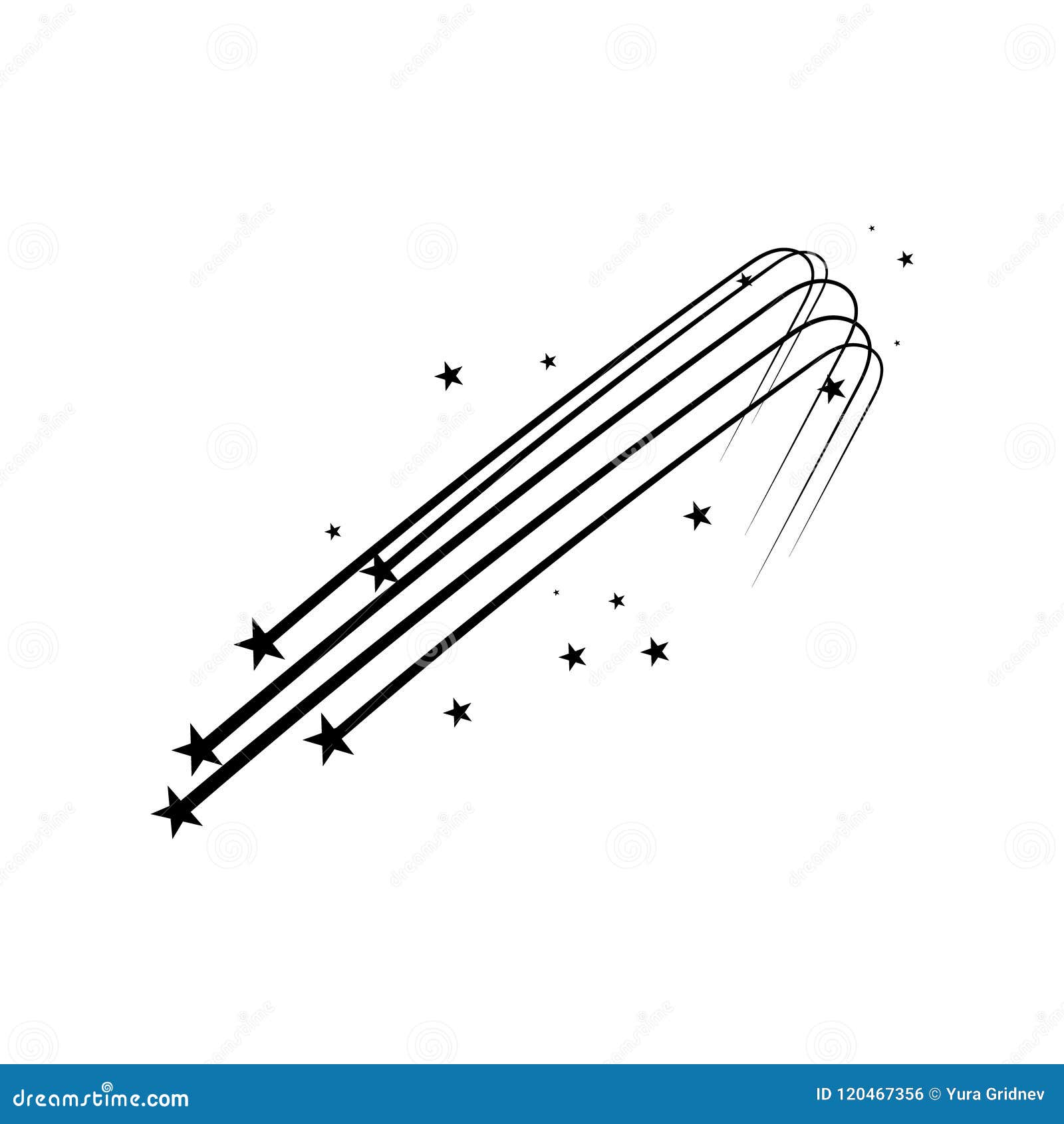 Abstract Falling Star - Black Shooting Star with Elegant Star Trail on ... Abstract Falling Star - Black Shooting Star with Elegant Star Trail on ...
