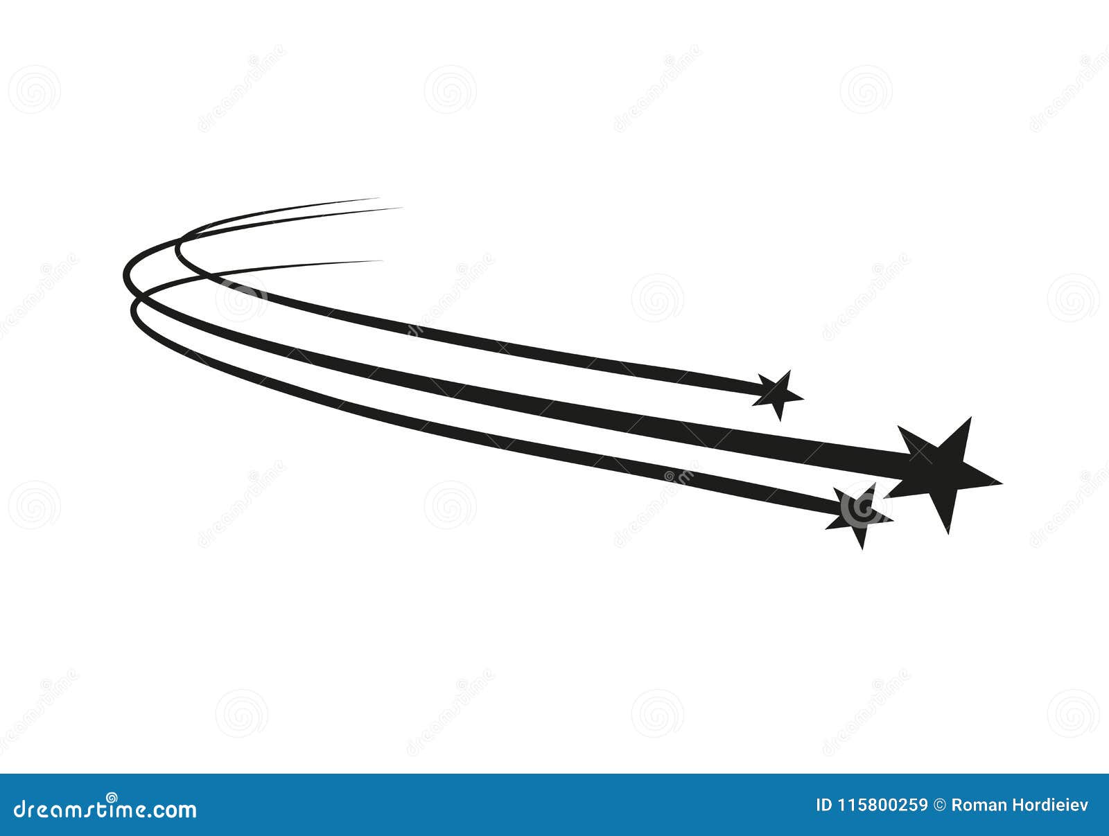 Abstract Falling Star Vector - Black Shooting Star with Elegant Star ... Abstract Falling Star Vector - Black Shooting Star with Elegant Star ...