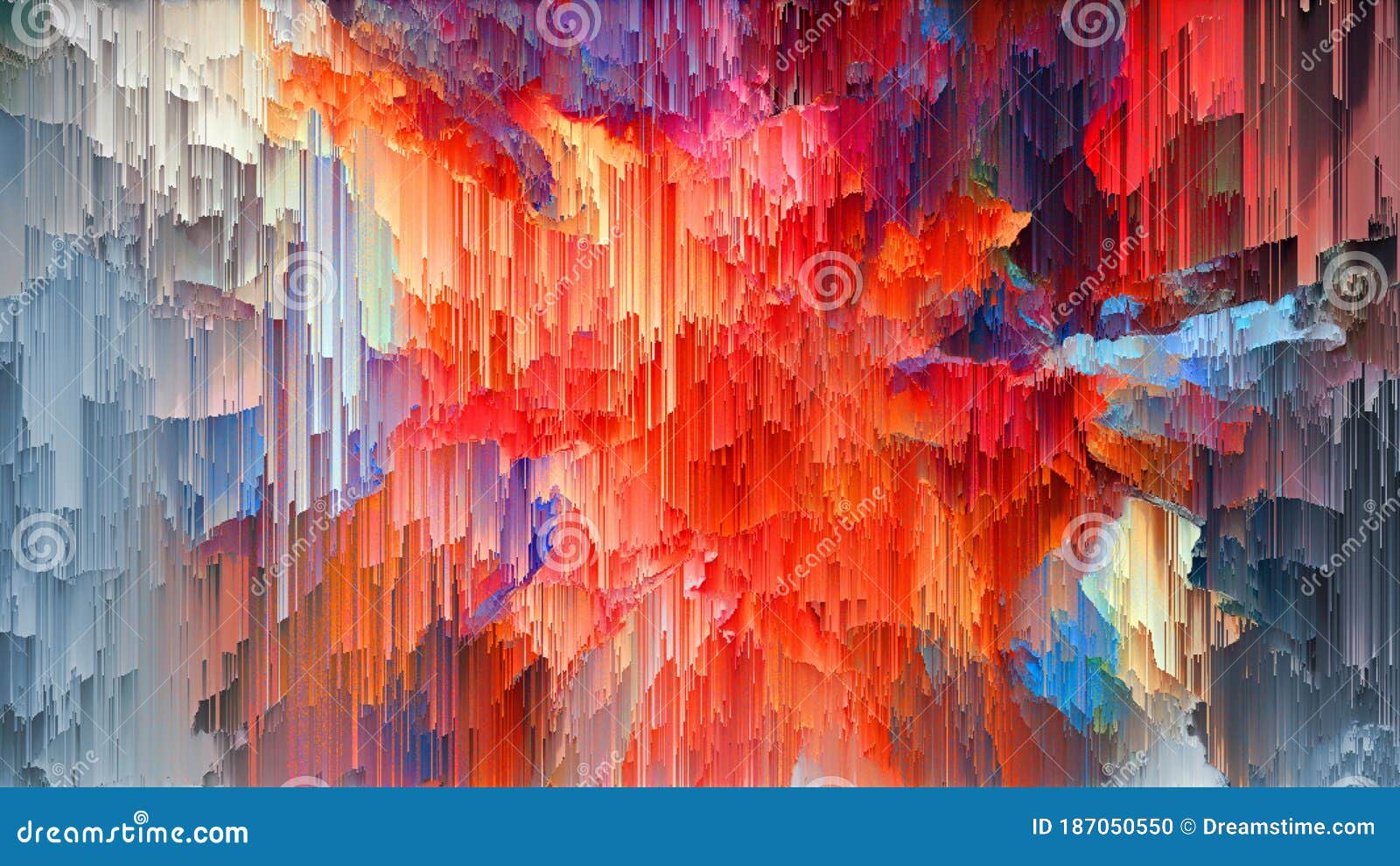 Abstract Falling Sun Concept Art Texture Stock Illustration ...