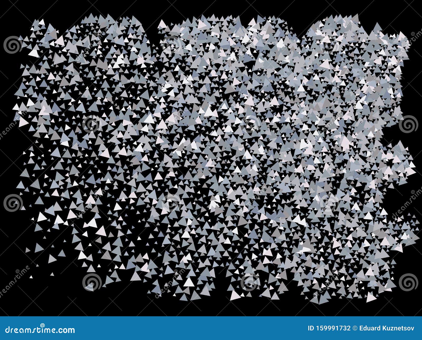 Abstract Falling Triangles for Holidays Stock Illustration ...