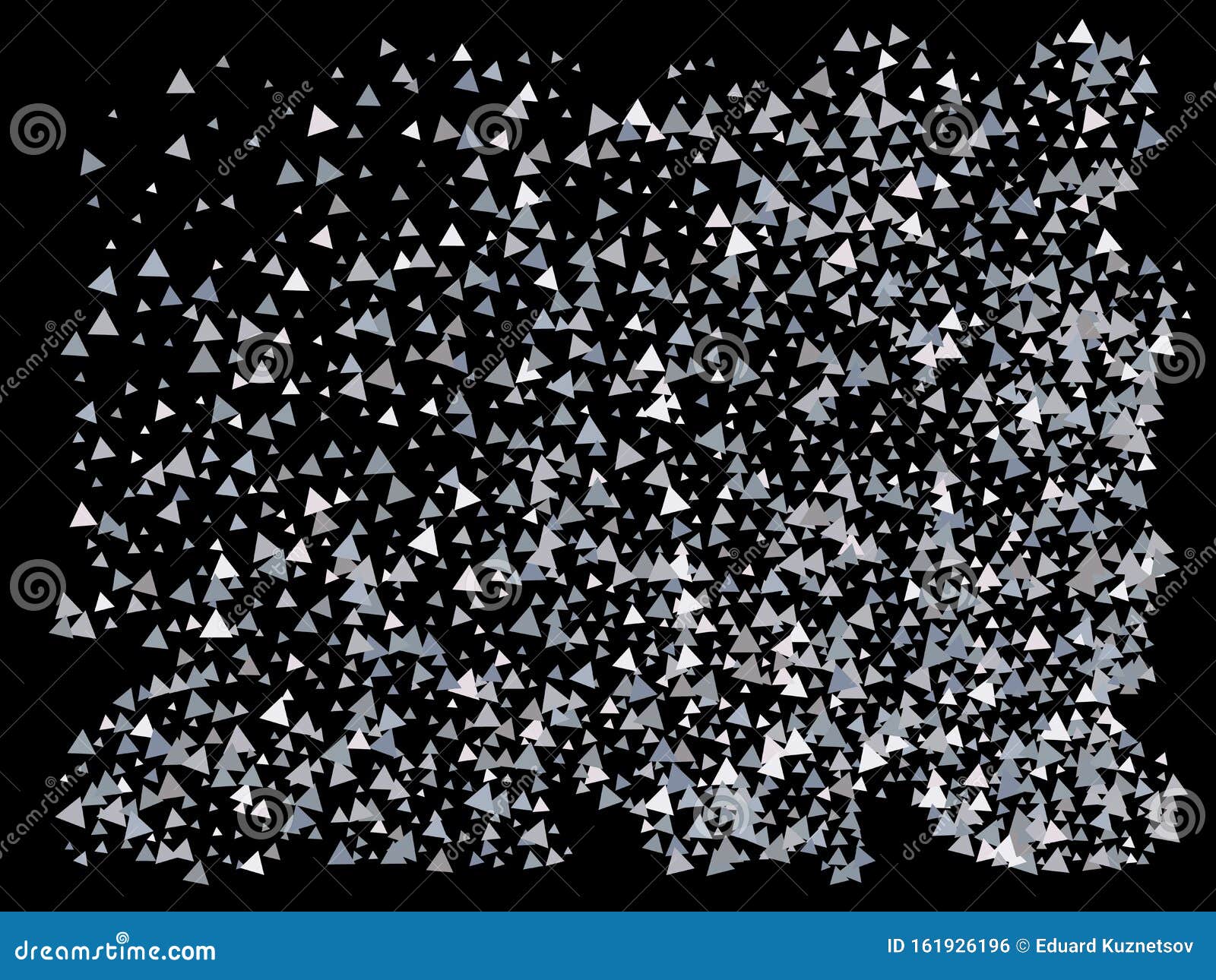 Abstract Falling Triangles for Holidays Stock Illustration ...