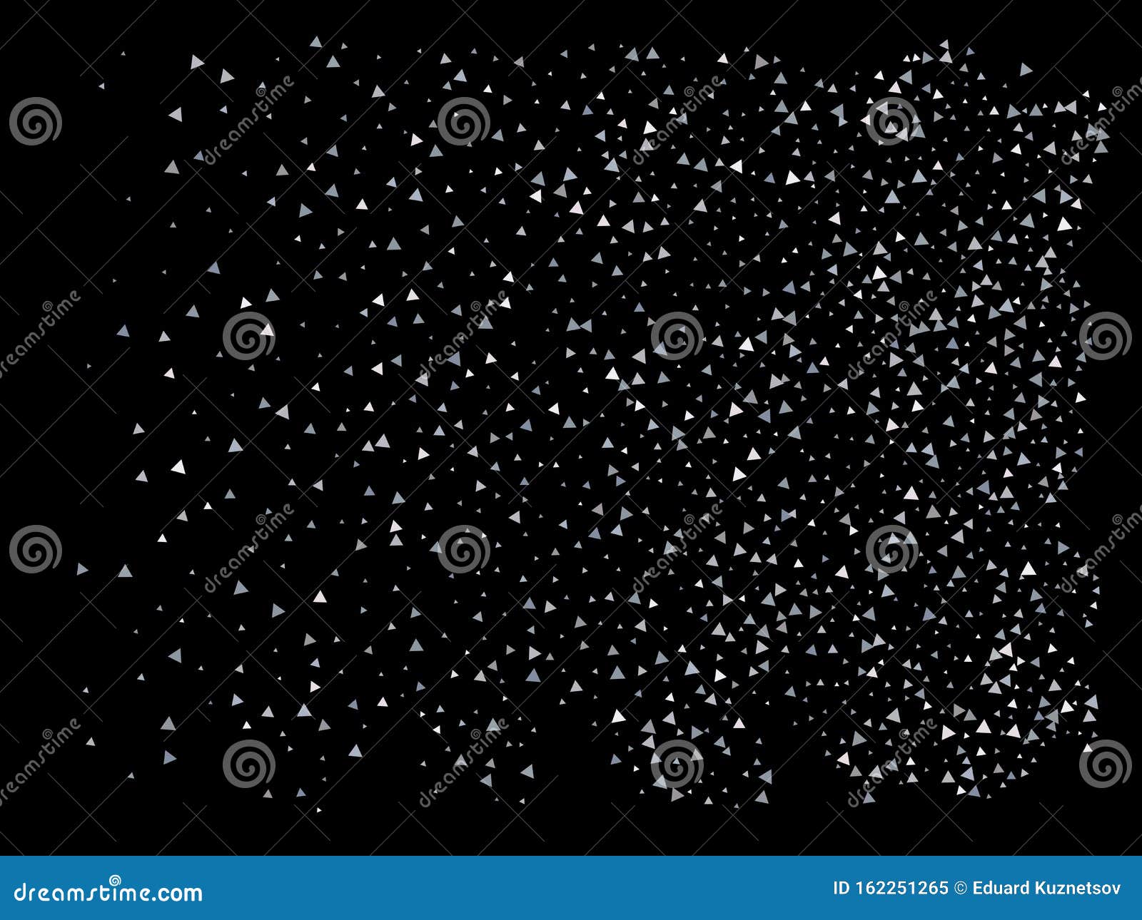 Abstract Falling Triangles for Holidays Stock Illustration ...