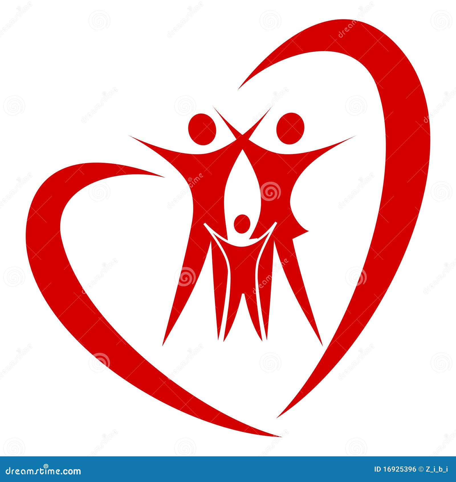 Abstract family stock vector. Illustration of happy, friend - 16925396