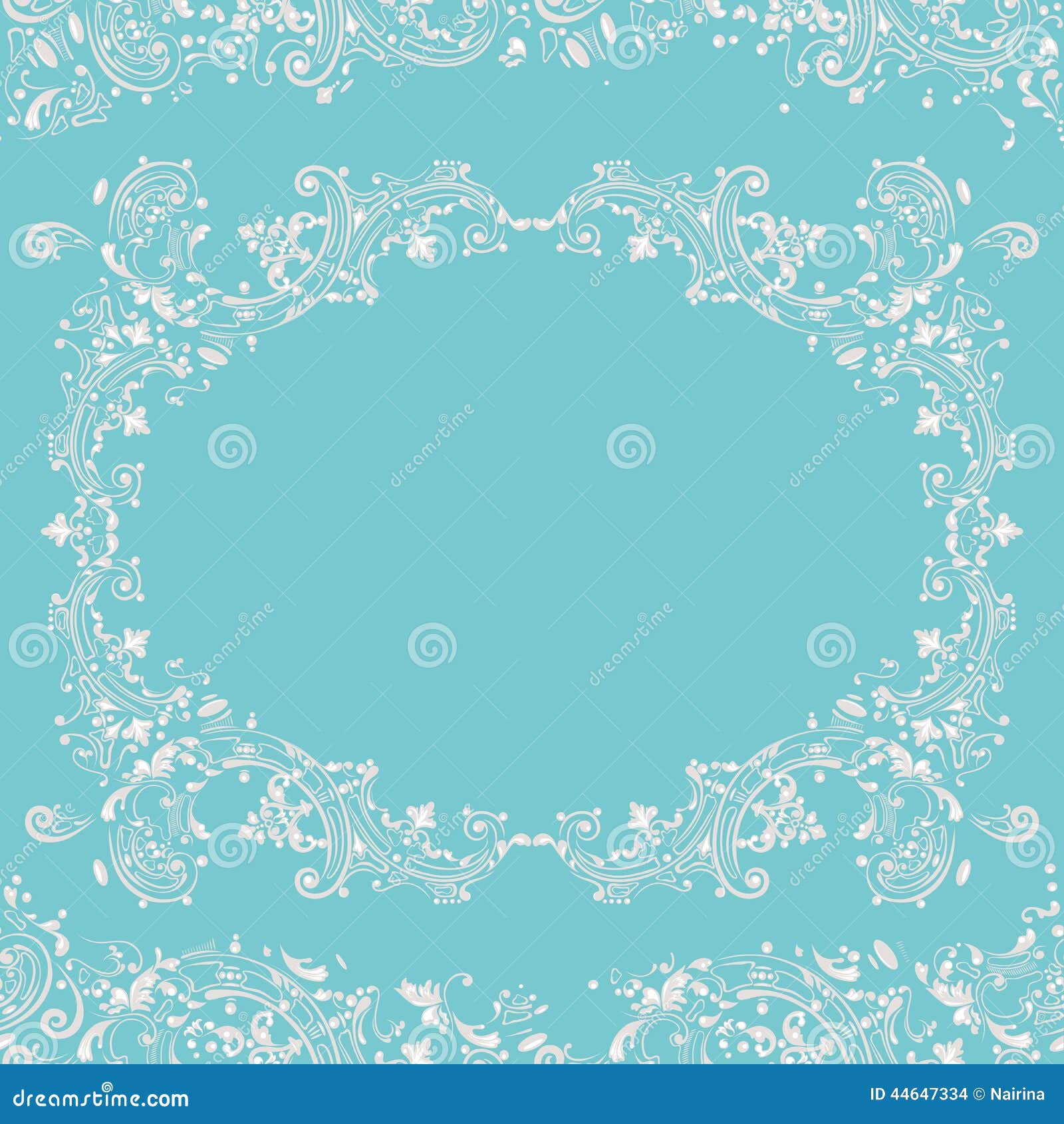 Abstract Fancy Background, Decorative Pattern Frame Stock Vector ...