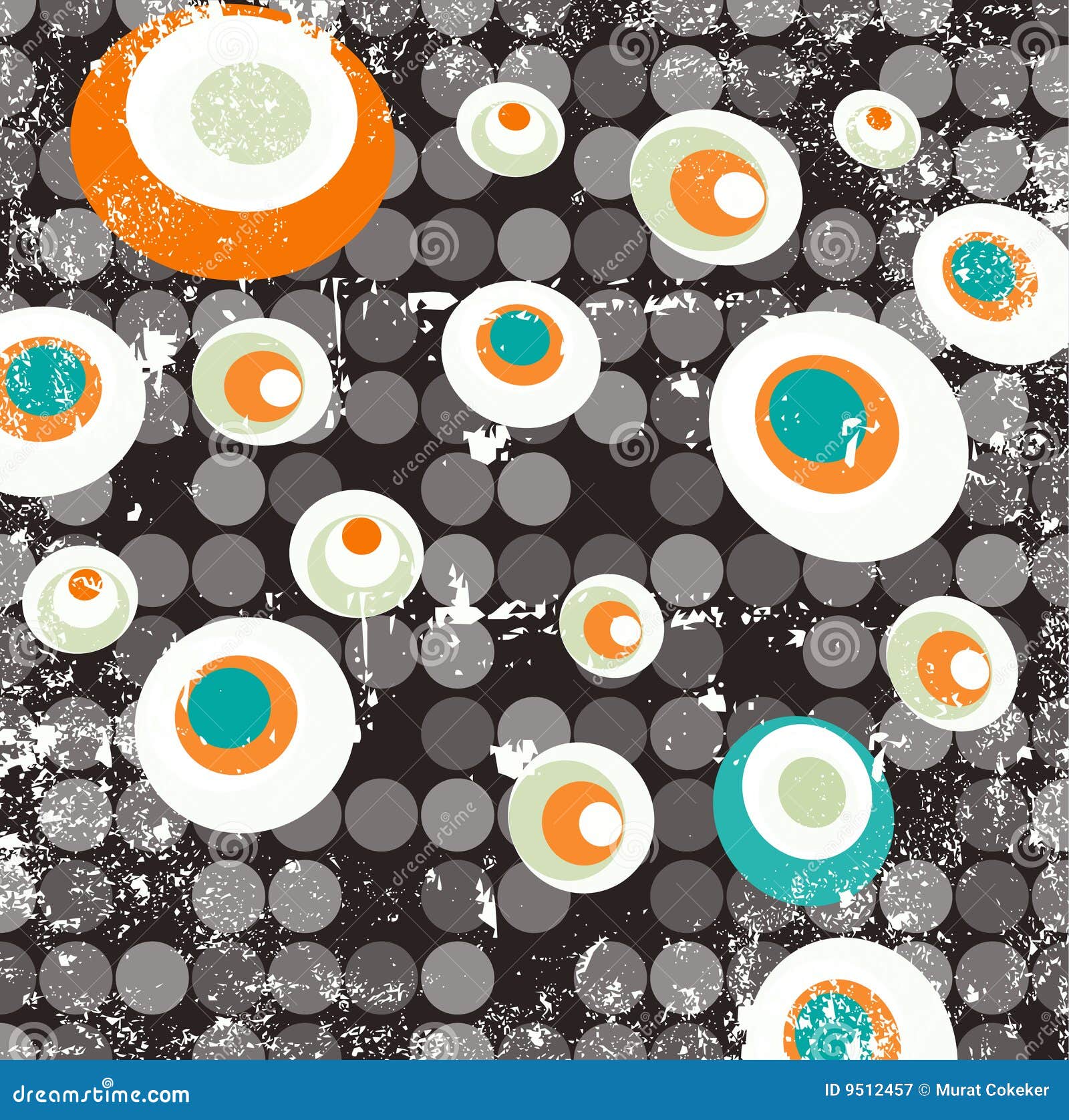 Abstract Fancy Circular Illustration Raster Design Stock Vector ...