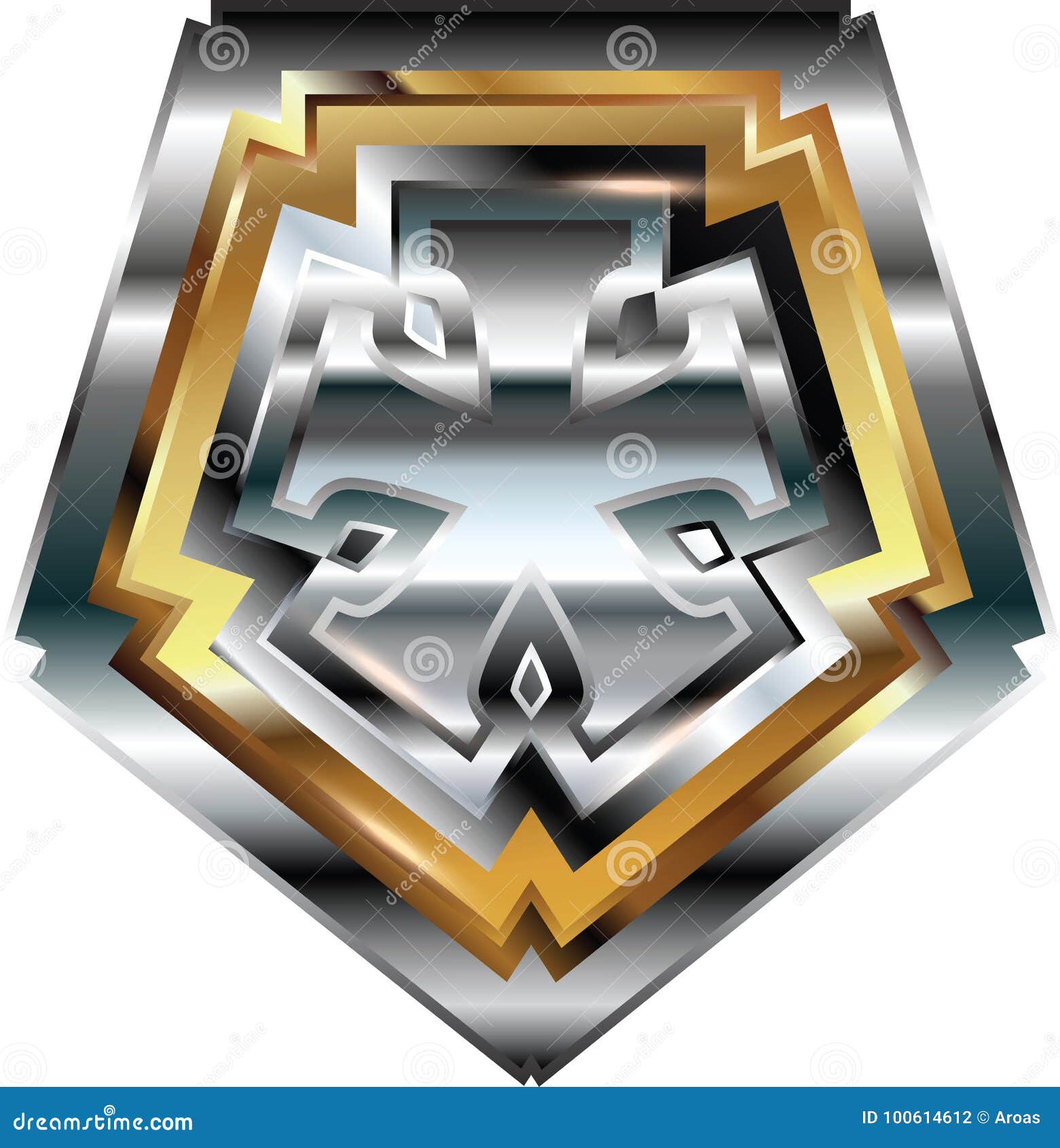 Fancy symbol stock vector. Illustration of reflection - 100614612