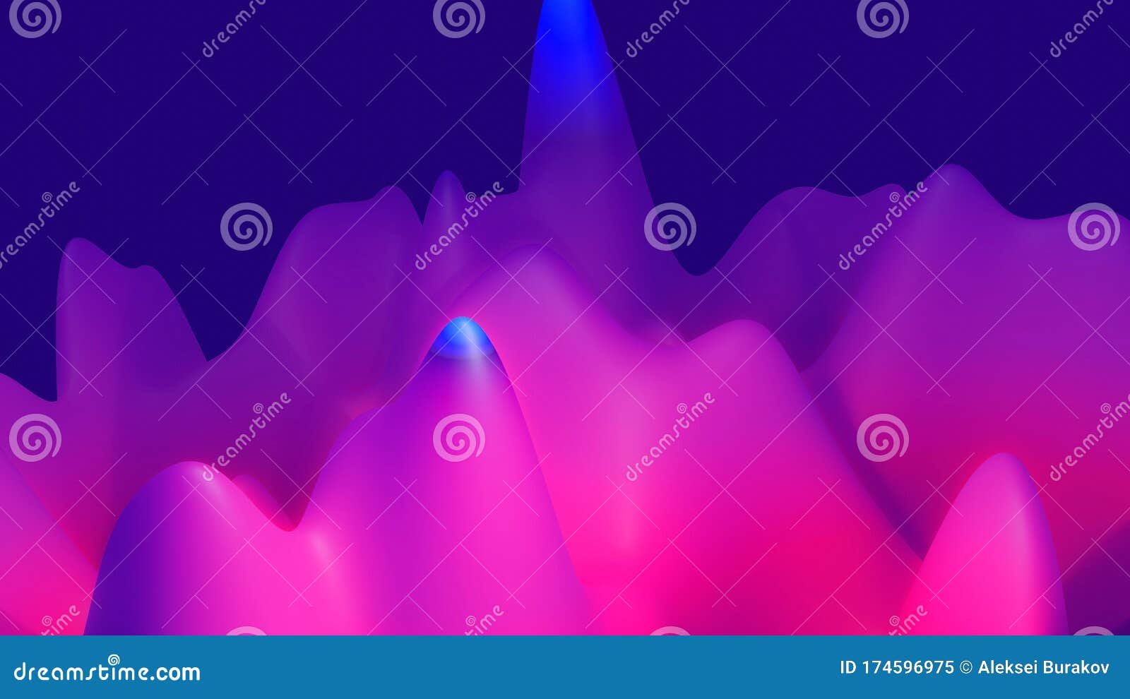 Abstract Fantastic Background, Liquid Gradient of Paint with Internal ...