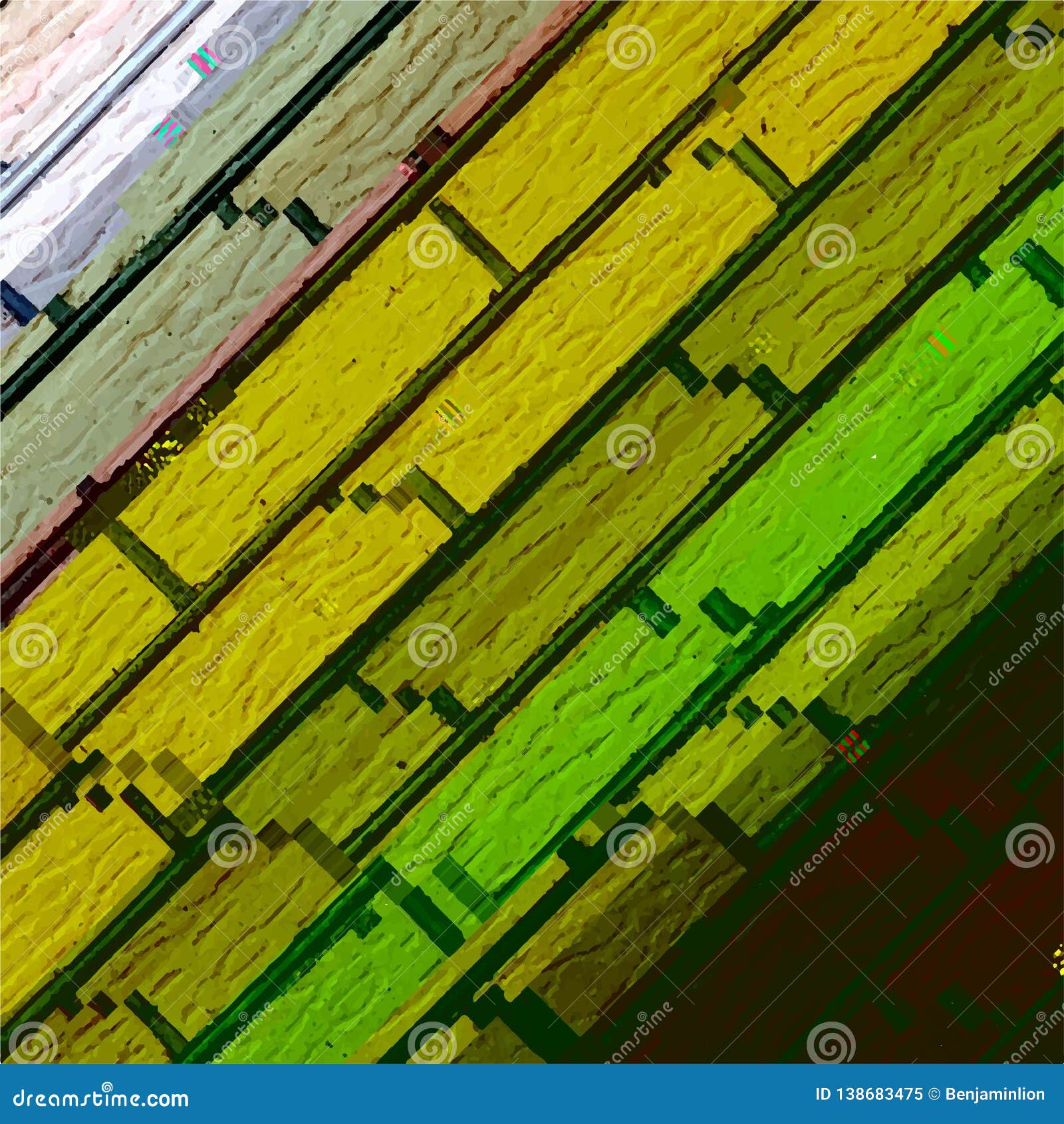 Diagonal Glitched Background Stock Vector - Illustration of damage ...