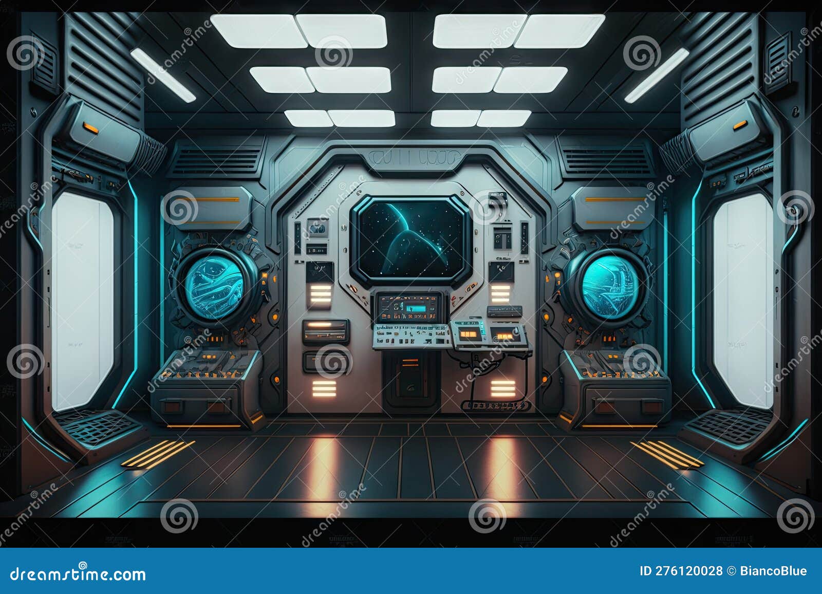 Abstract Fantastic Outer Space of Metal Gate Security Control System ...