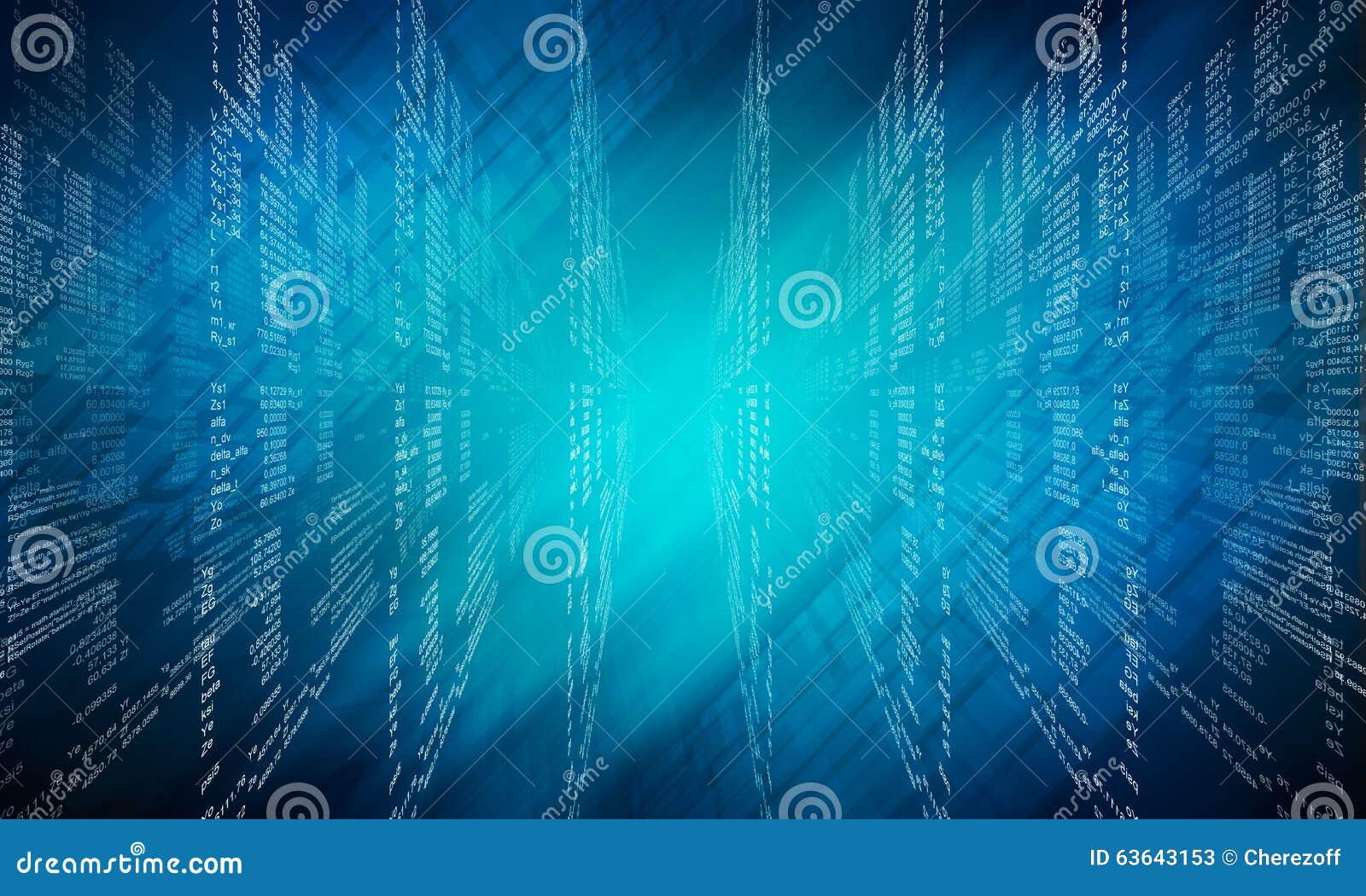 Abstract Fantasy Cyber Background Stock Illustration - Illustration of ...