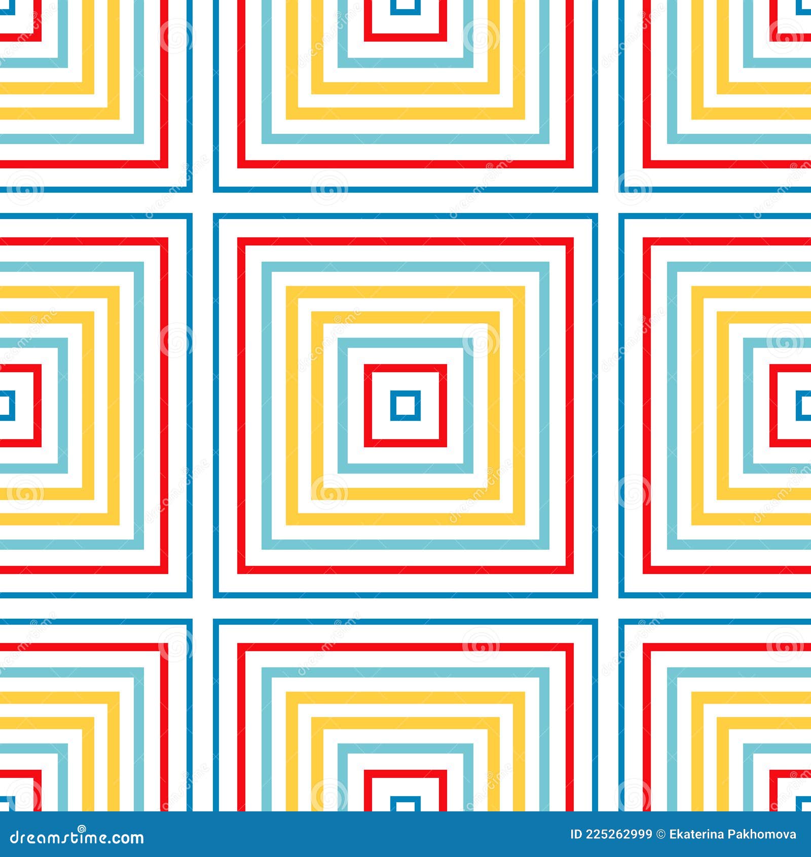 Abstract Checkered Geometric Seamless Pattern Stock Vector ...