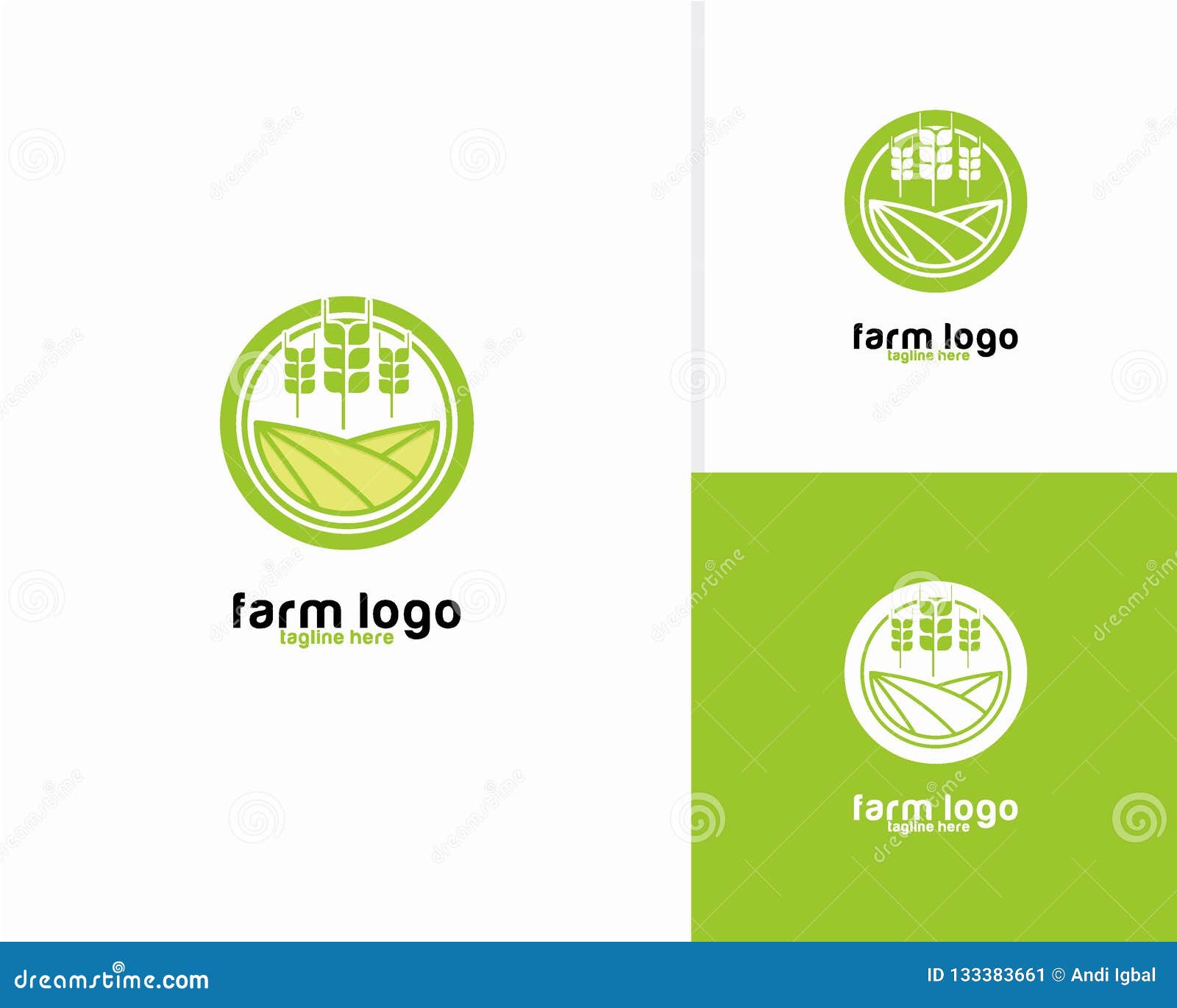 Abstract Farm Logo Design Concept, Agriculture Logo Template Stock ...
