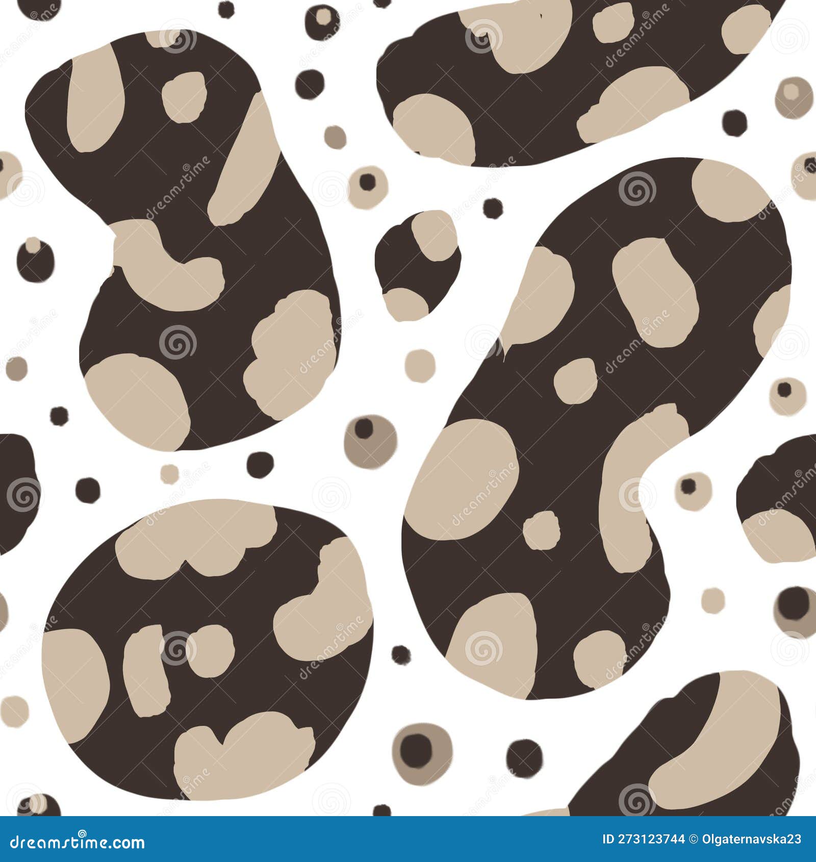 Abstract Fashion Design from Shapes. Seamless Creative Pattern. Fashion ...