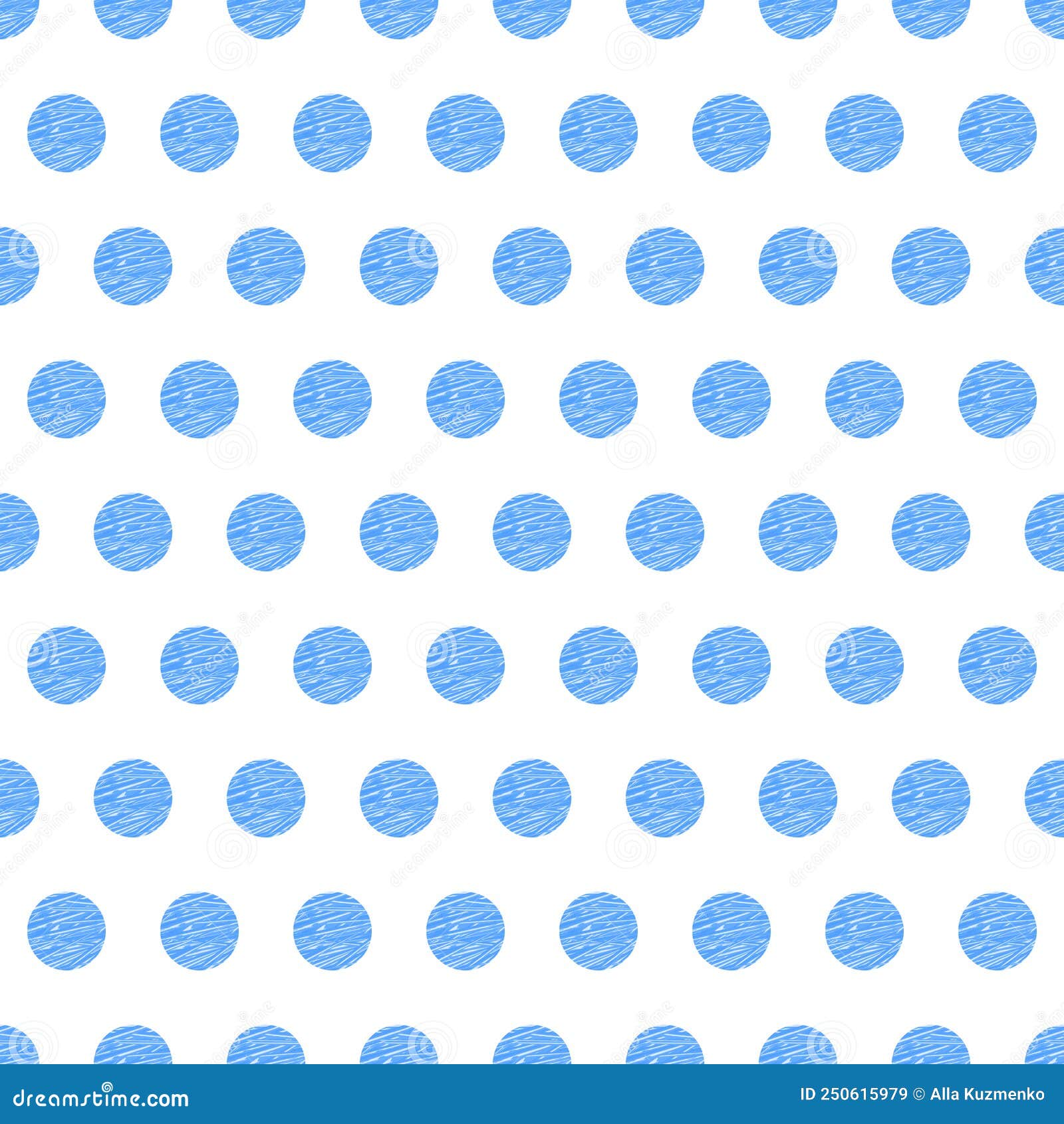 Abstract Fashion Polka Dots Background White Seamless Pattern With