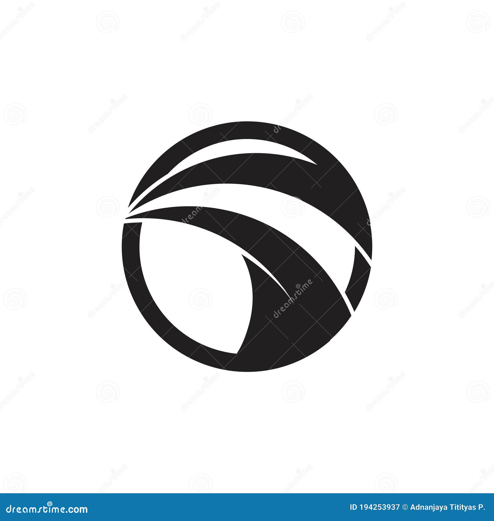 Abstract Fast Street Circle Geometric Logo Stock Vector - Illustration ...