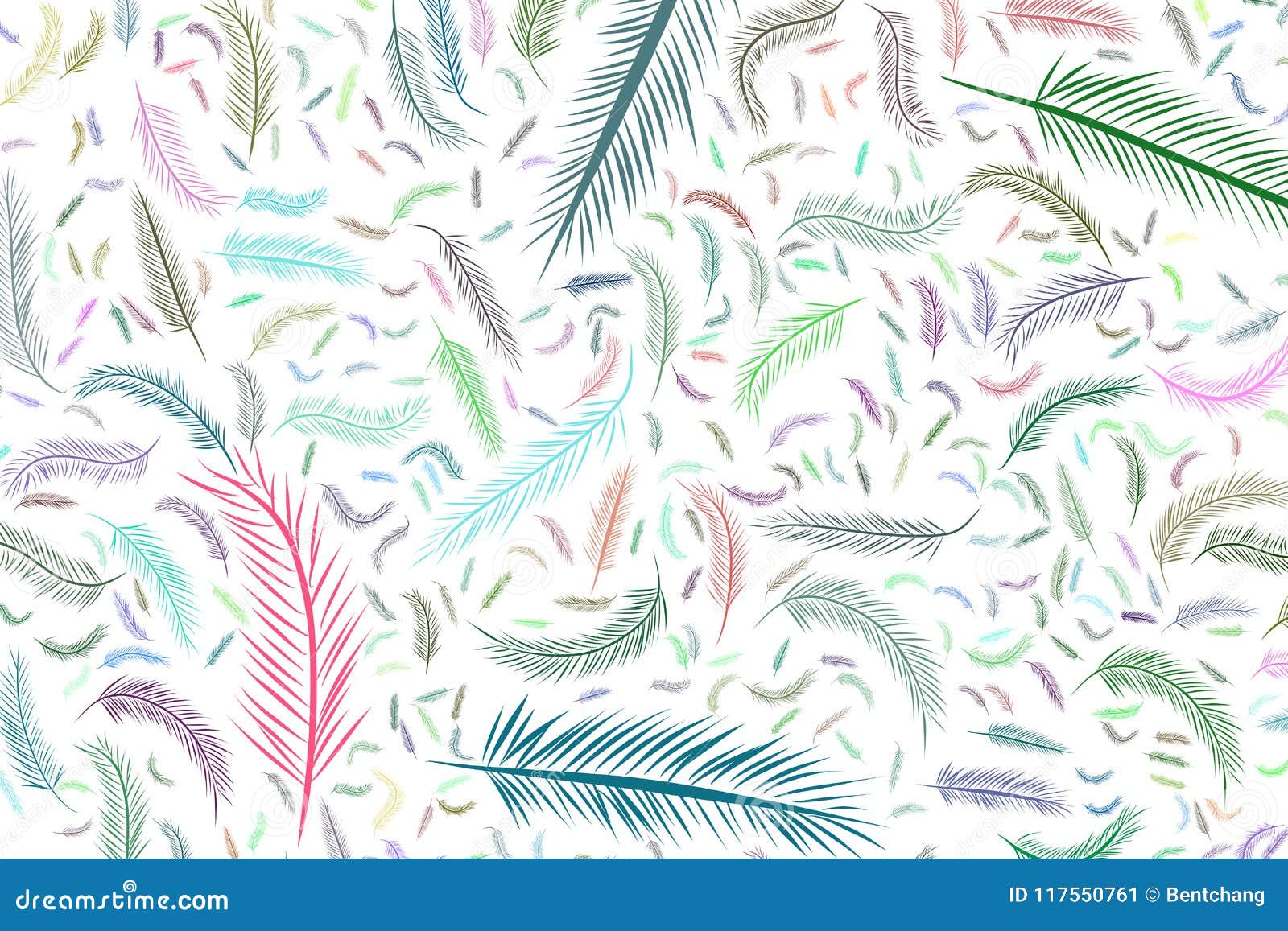 Abstract Feather Illustrations Background. Shape, Pattern, Effect ...