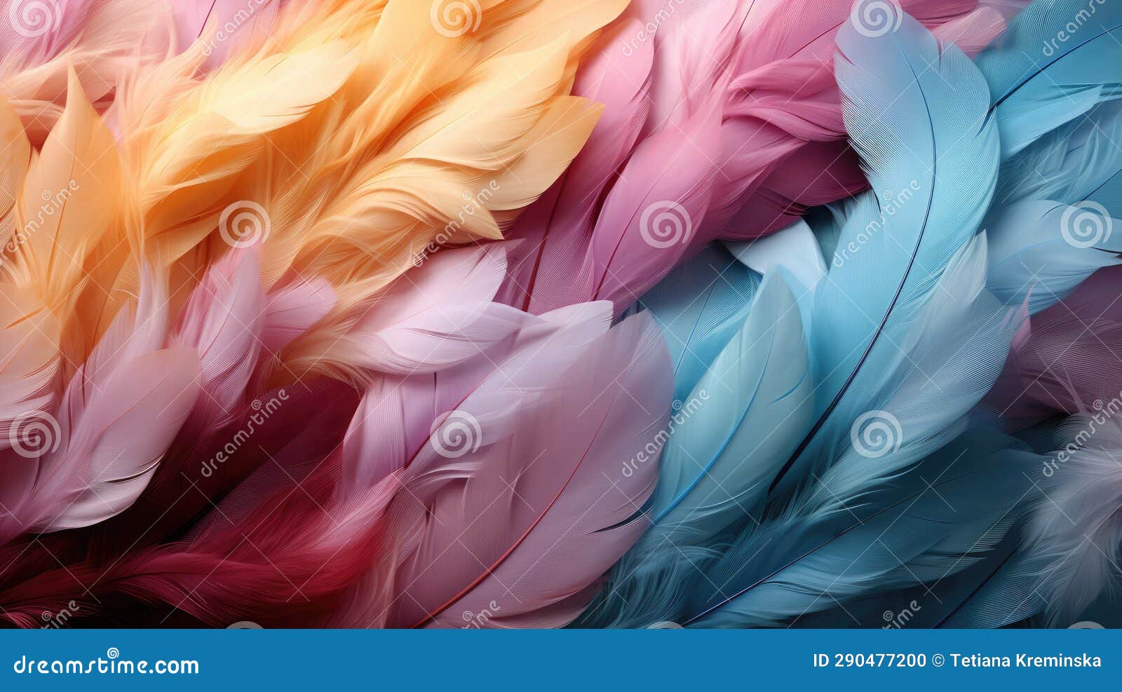 Abstract Feather Pattern, Pastel Color Background Stock Photo - Image ...