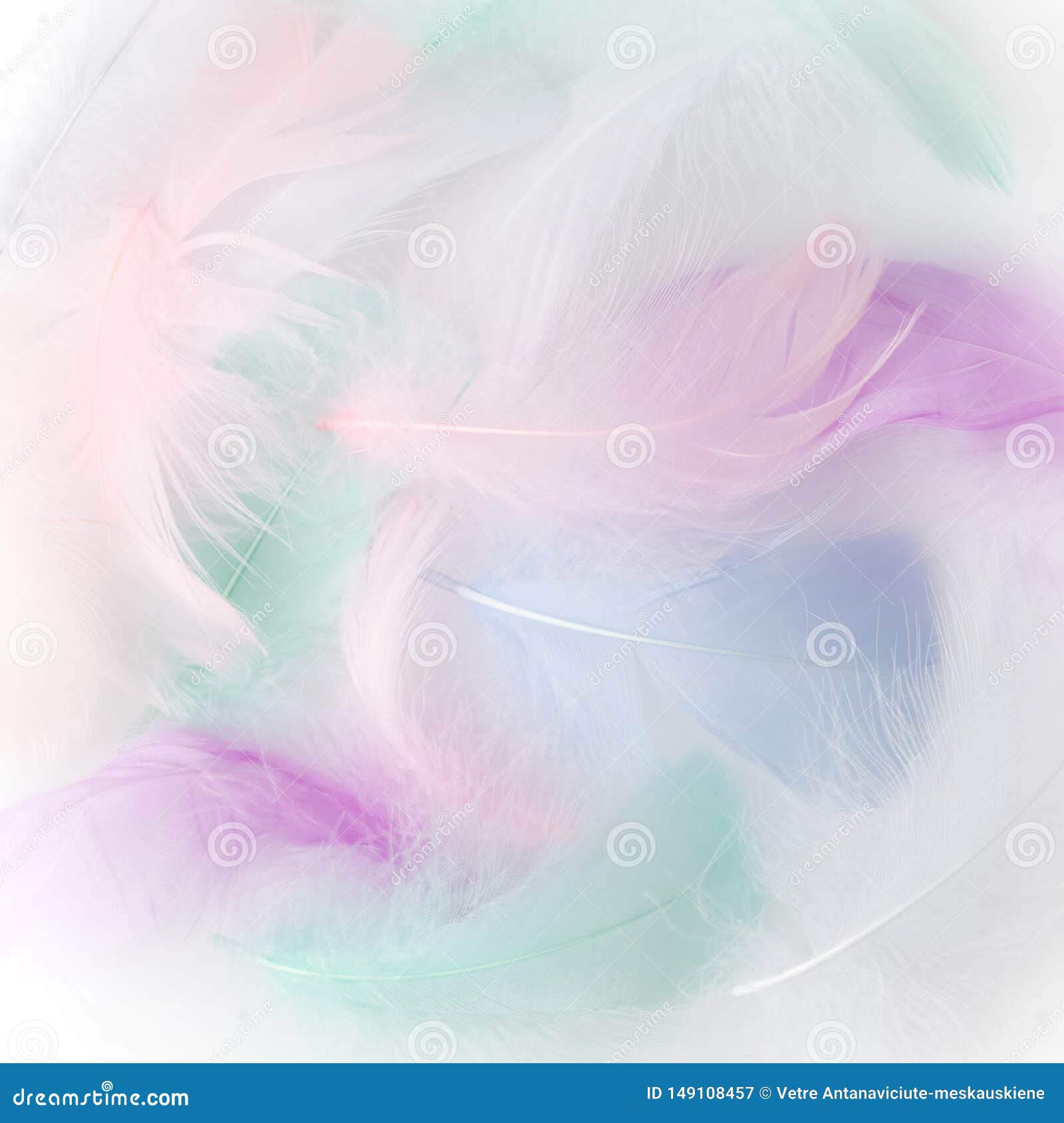 Abstract Feather Rainbow Patchwork Background. Closeup Image. Fashion ...