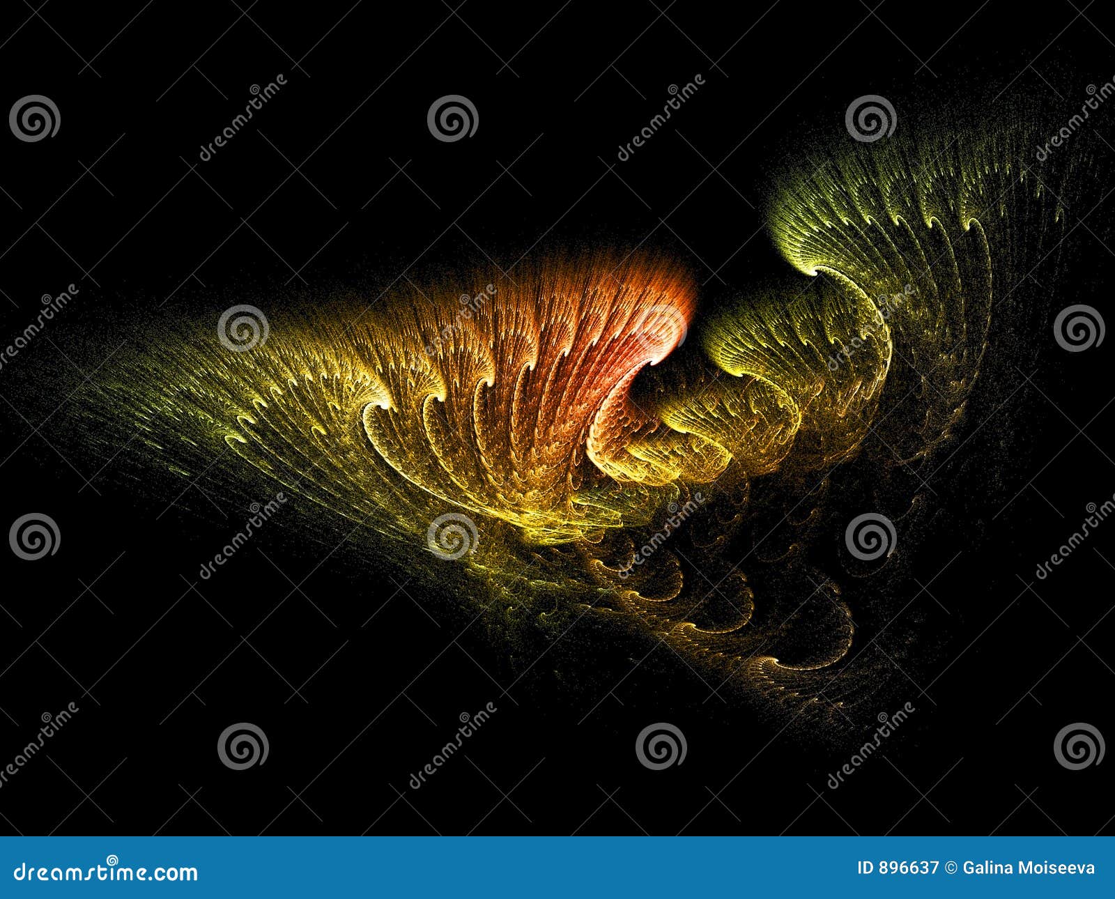 Abstract feathers stock illustration. Illustration of motion - 896637