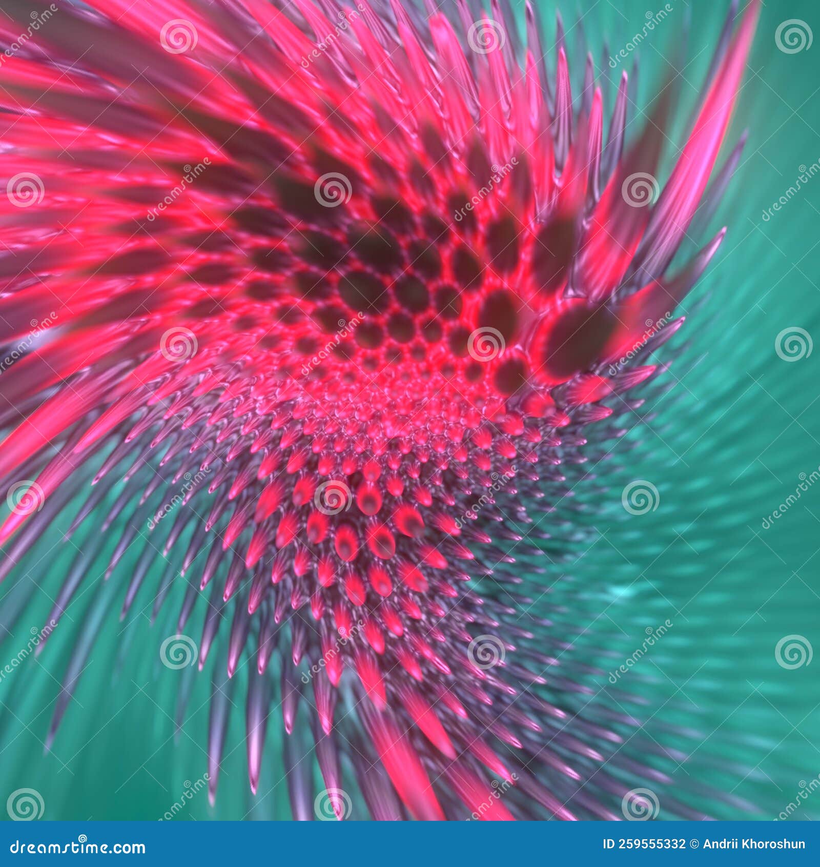 Abstract Ferromagnetic Fluid. Multi Colored Liquid Ripple Substance ...