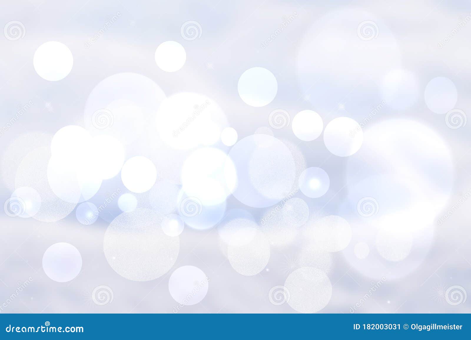 Abstract Festive Gradient Light Blue Gray Silver Bokeh Background ...