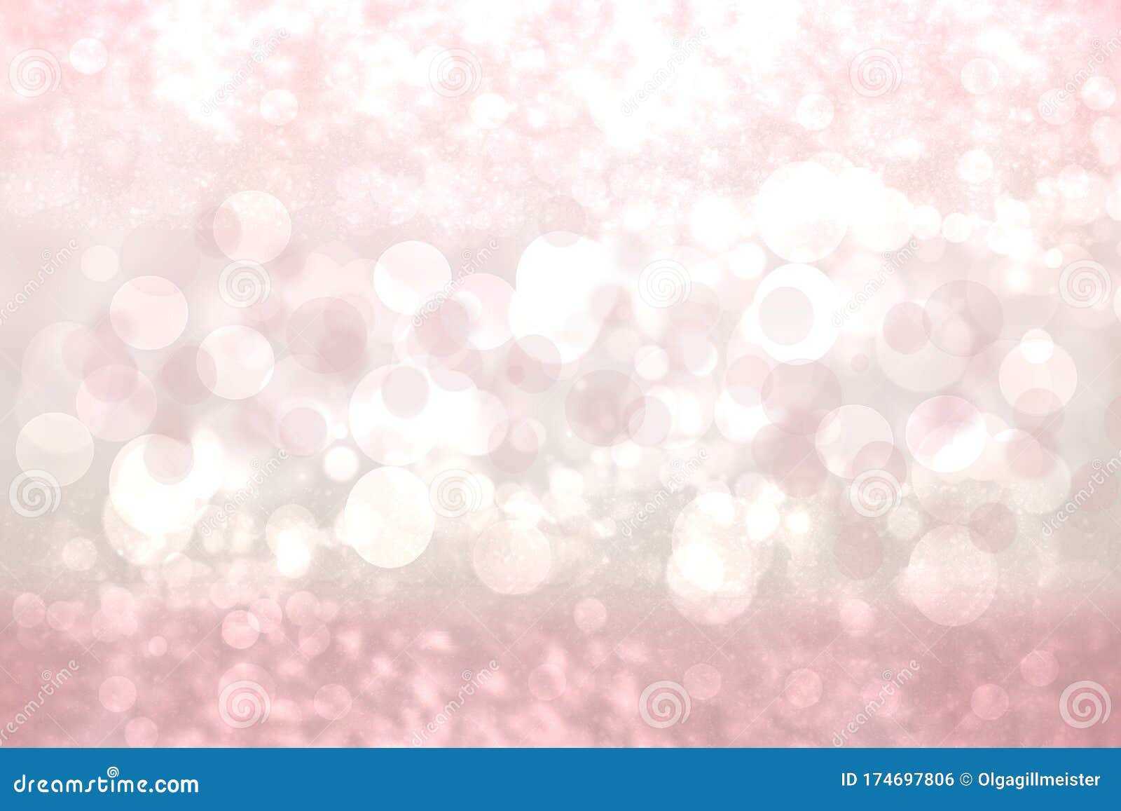 Abstract Festive Light Pink Gradient Gray Silver Bokeh Background ...