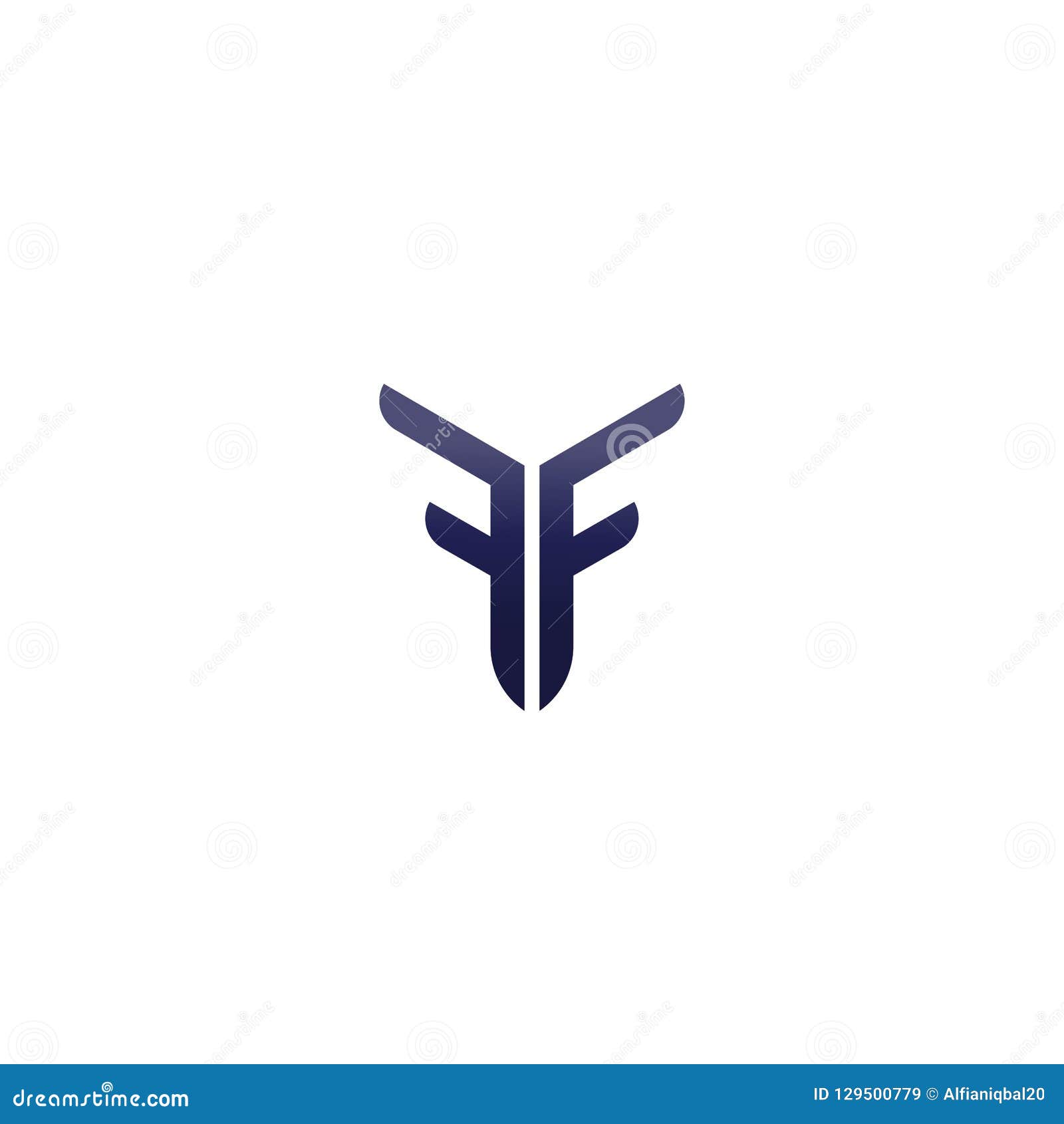 Abstract FF Letter Initial Logo. Symbol of FF Geometry, Alphabet Icon ...