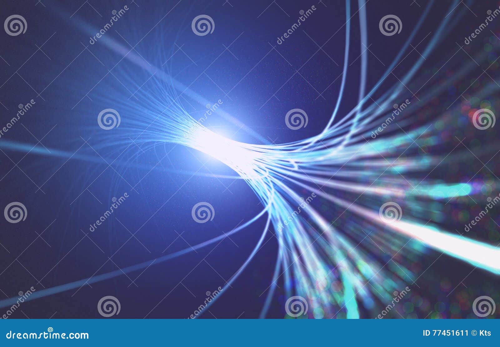 Abstract Fiber Optic stock illustration. Illustration of computing ...