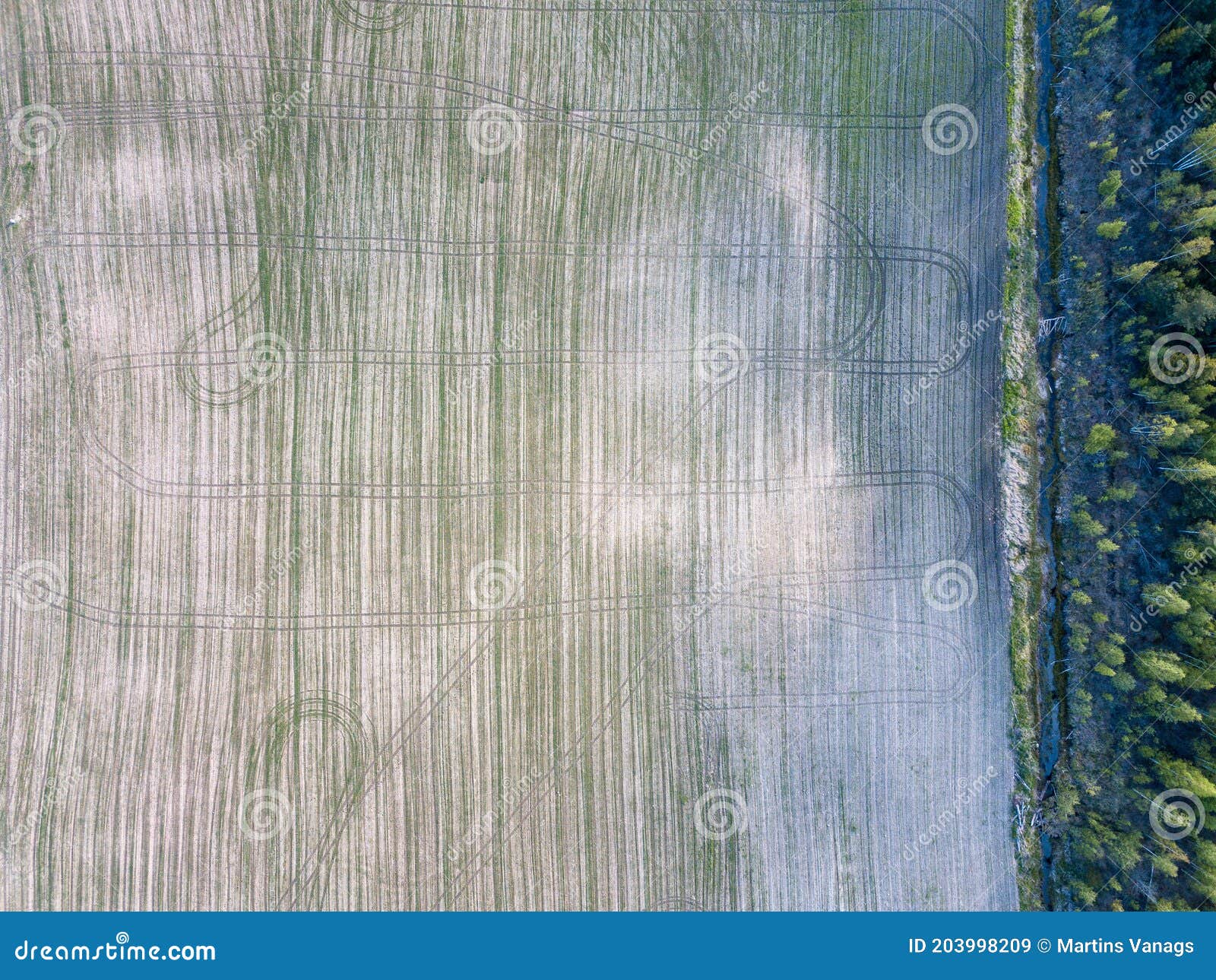 Abstract Field and Country Patterns on Summer Stock Image - Image of ...