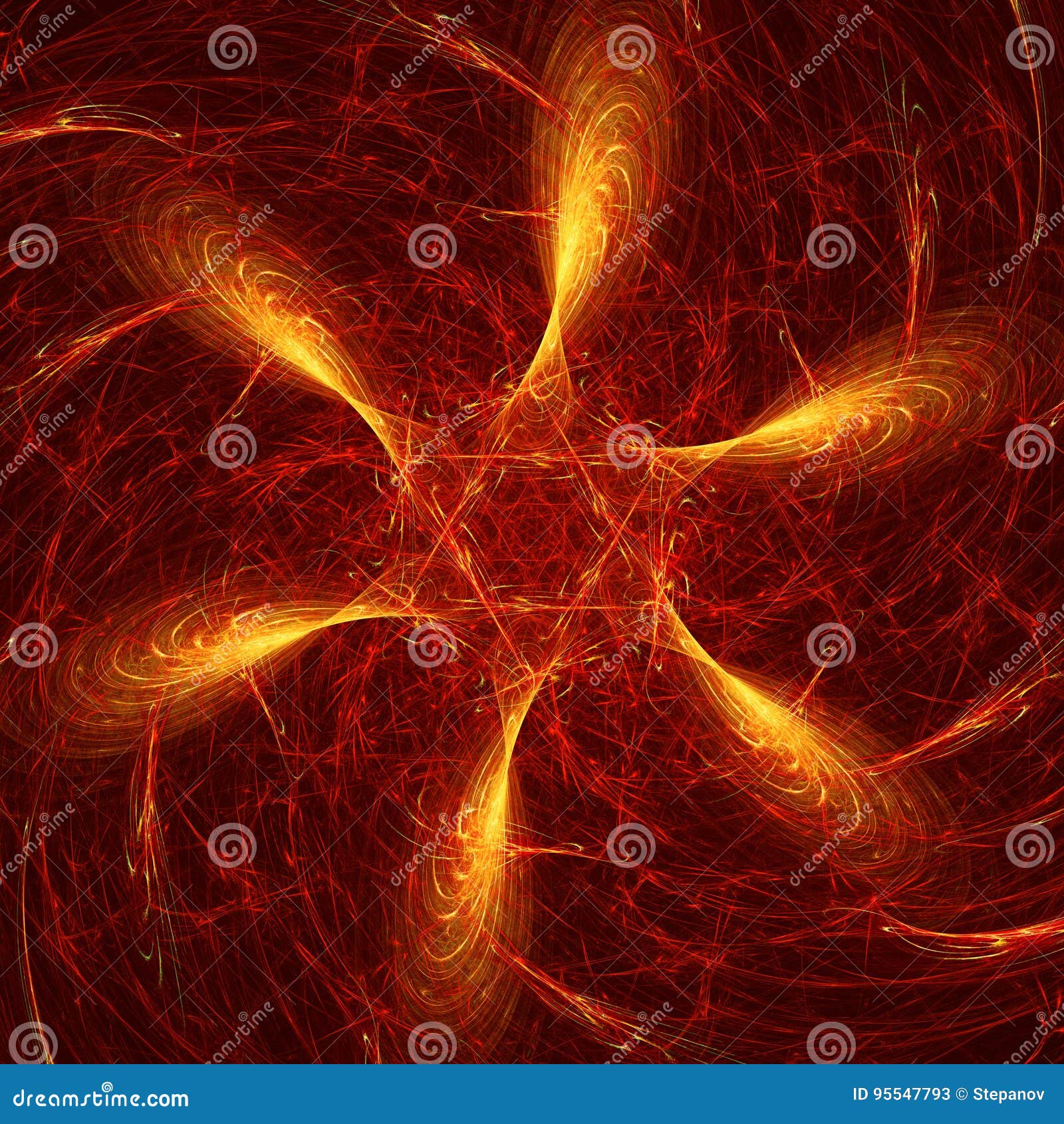 Abstract fiery background stock illustration. Illustration of magic ...