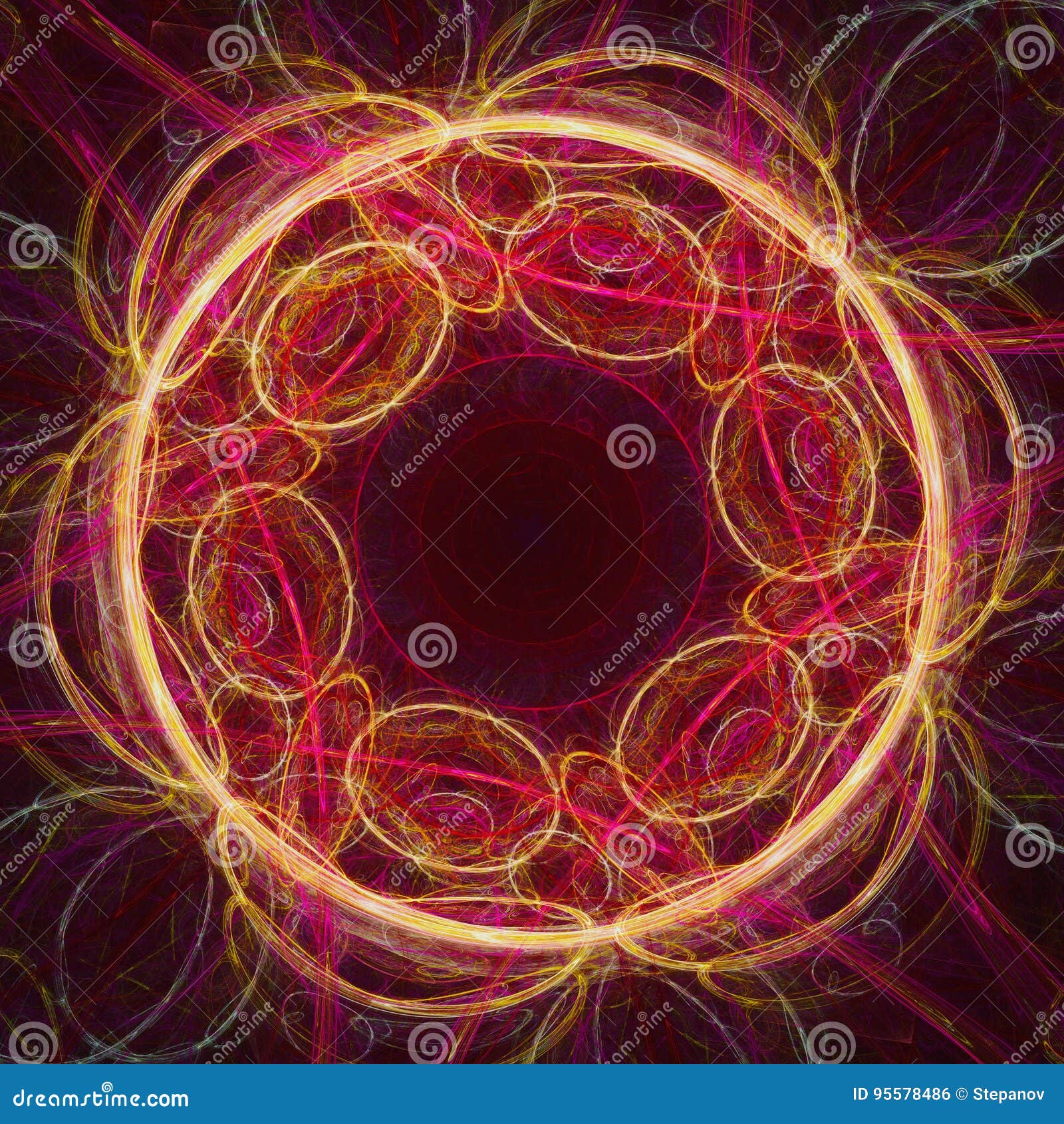 Abstract fiery background stock illustration. Illustration of light ...