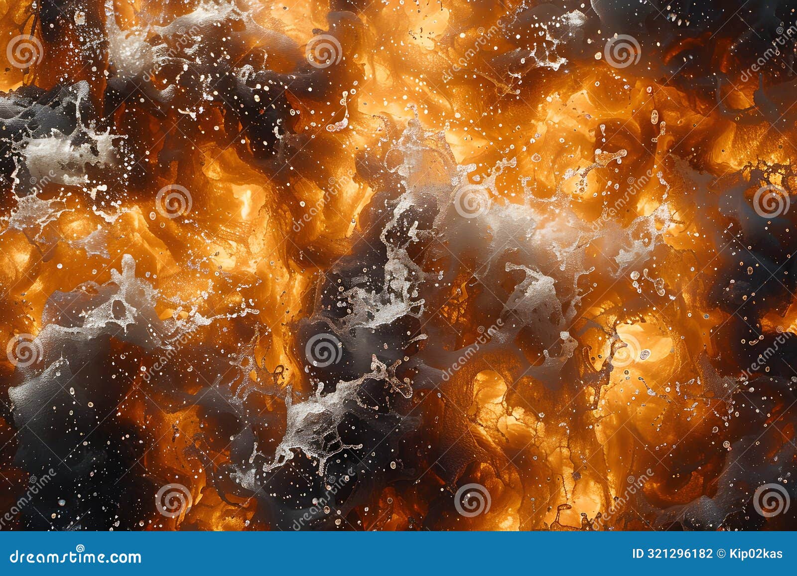 Abstract Fiery Explosion Conceptual Art for Design - Bold, Dynamic Fire ...