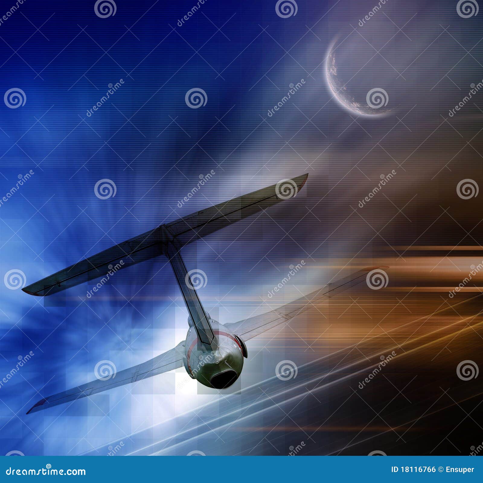 Abstract fighter jet stock illustration. Illustration of plane - 18116766