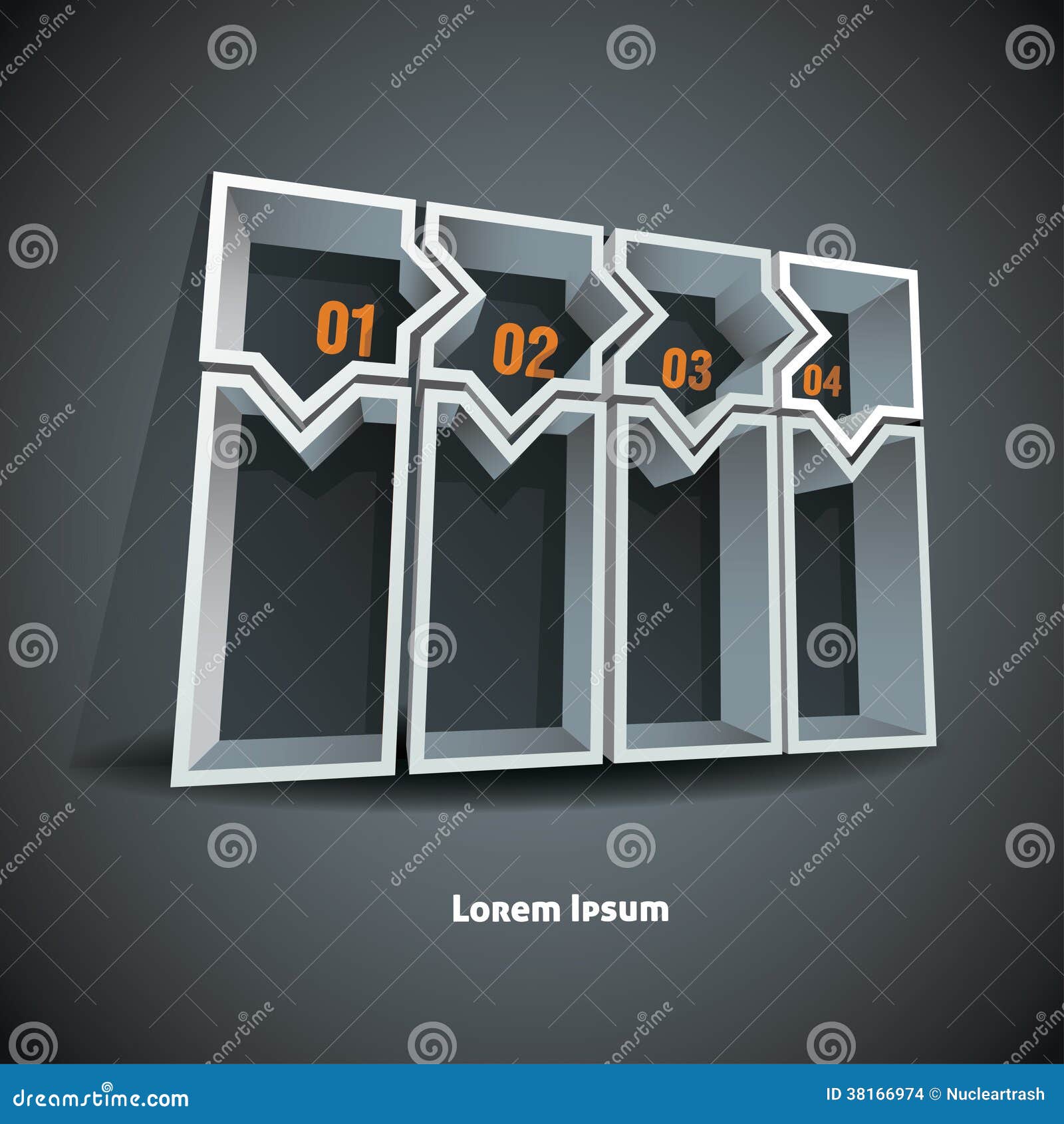 Abstract figure stock vector. Illustration of concept - 38166974