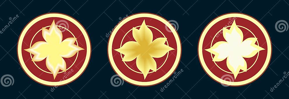 Abstract - Figure - in - Circles - 17 Stock Vector - Illustration of ...
