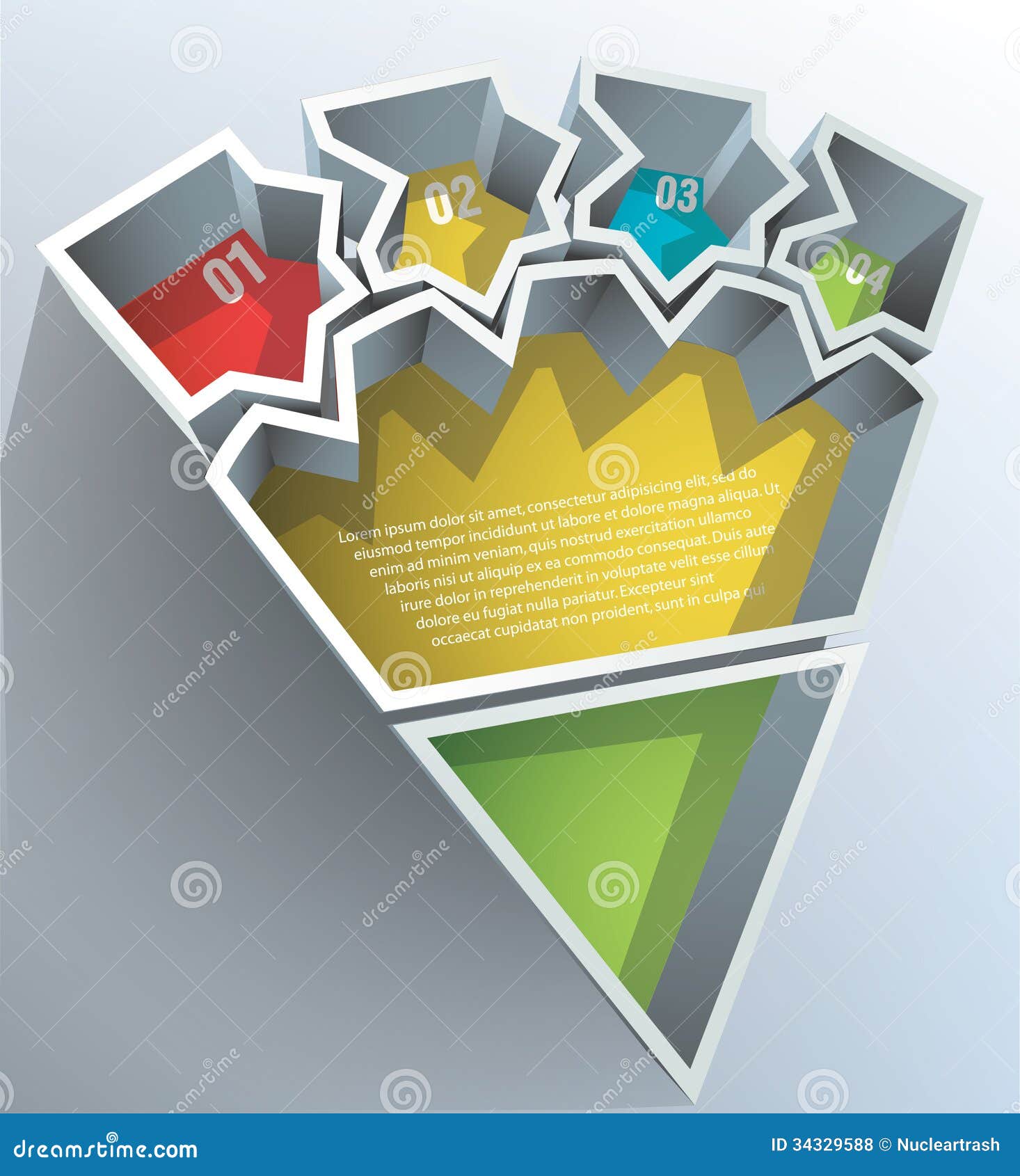 Abstract figure stock vector. Illustration of chart, abstract - 34329588