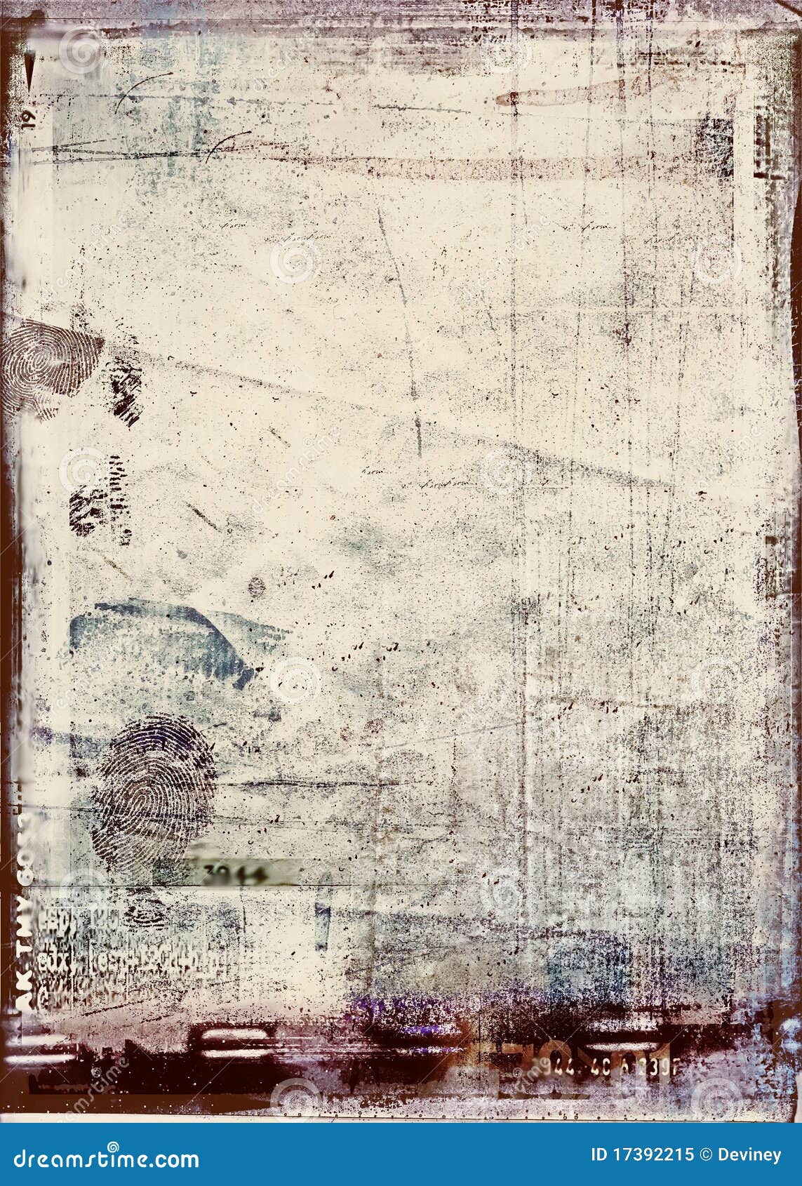 Abstract Film with Finger Smudges Stock Illustration - Illustration of ...