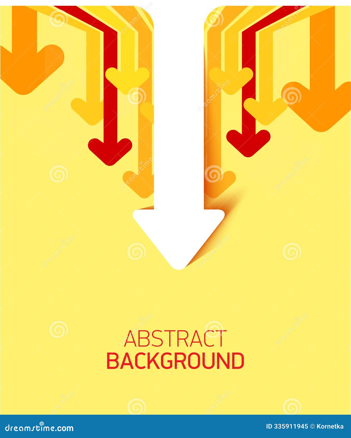 Abstract Financial Background with Arrows Concept Decrease. Vector Illustration. Stock ...