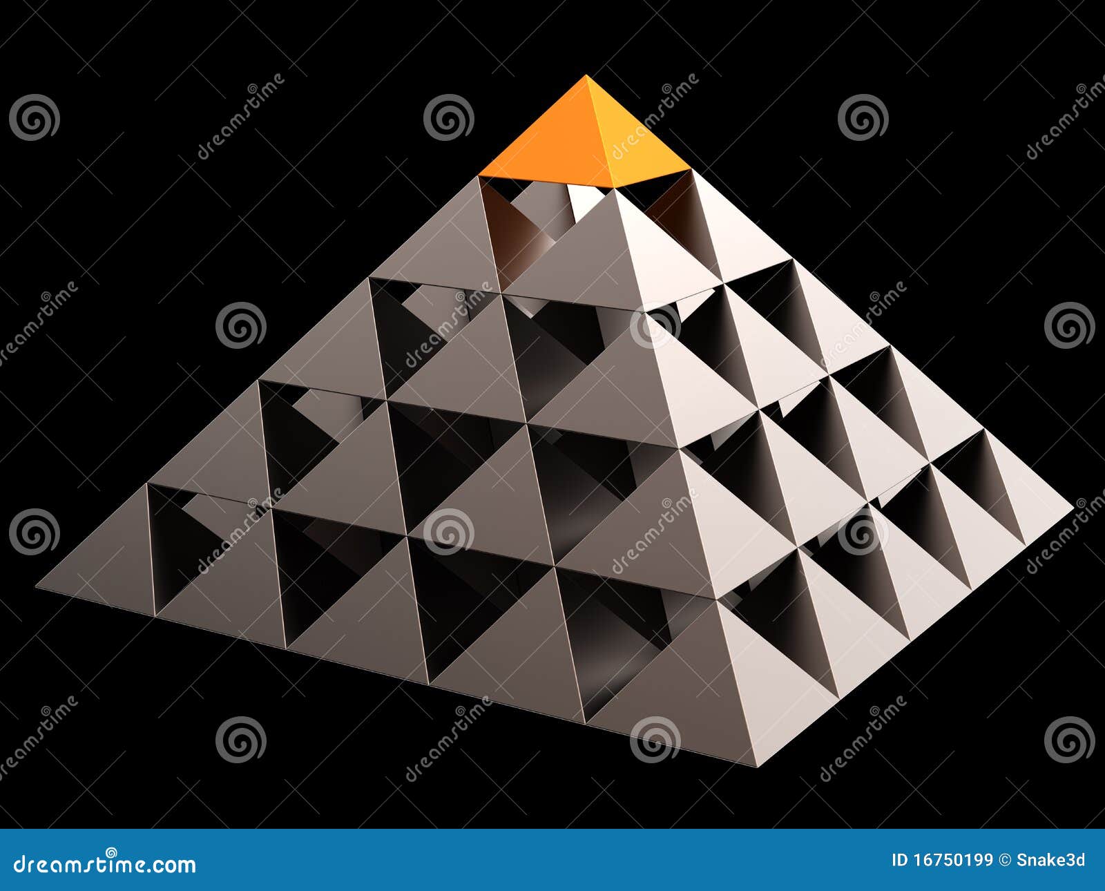 Abstract Financial Pyramid (Hi-Res) Stock Illustration - Illustration ...