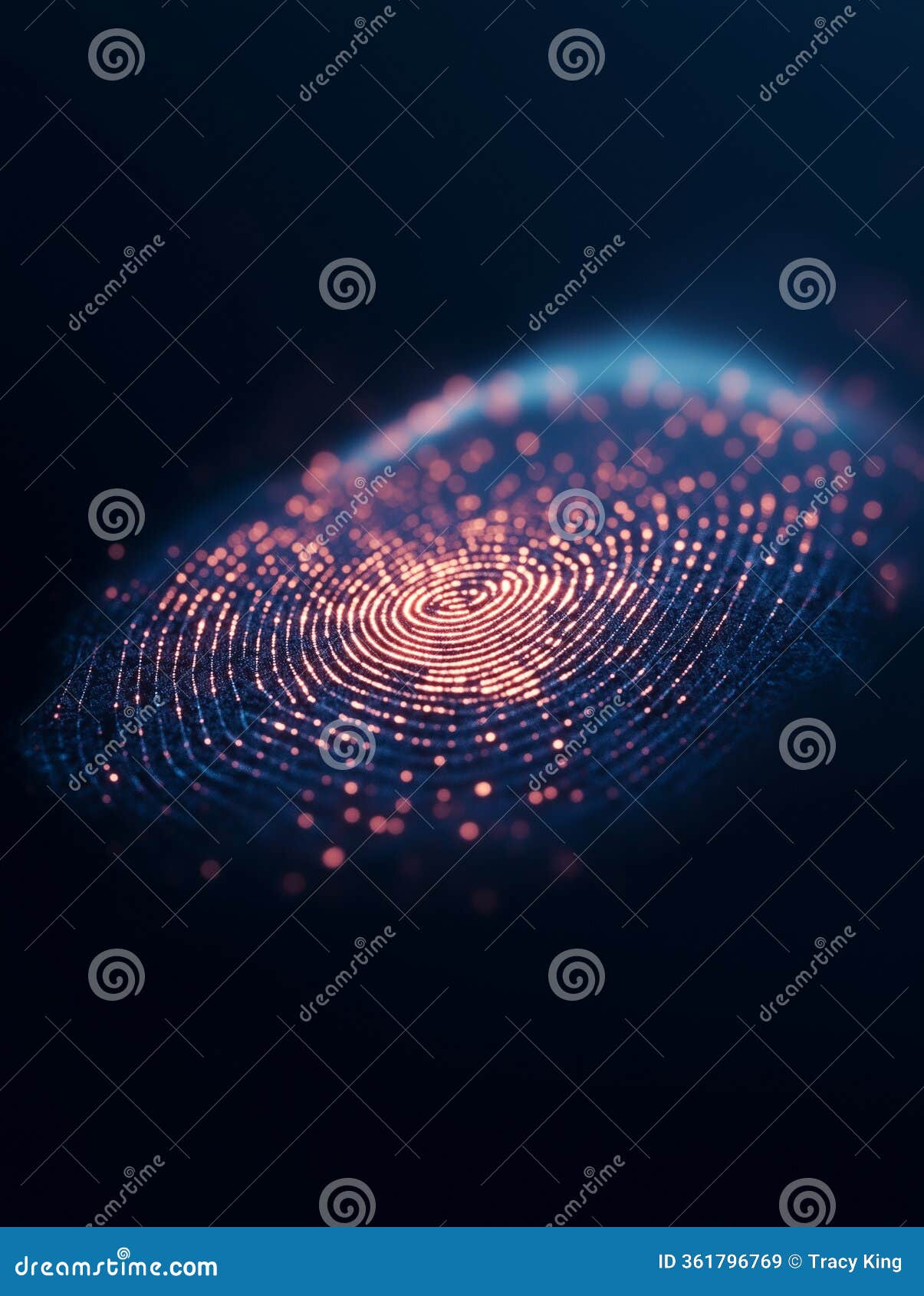 Abstract Fingerprint, Data Visualization. Stock Image - Image of science, design: 361796769