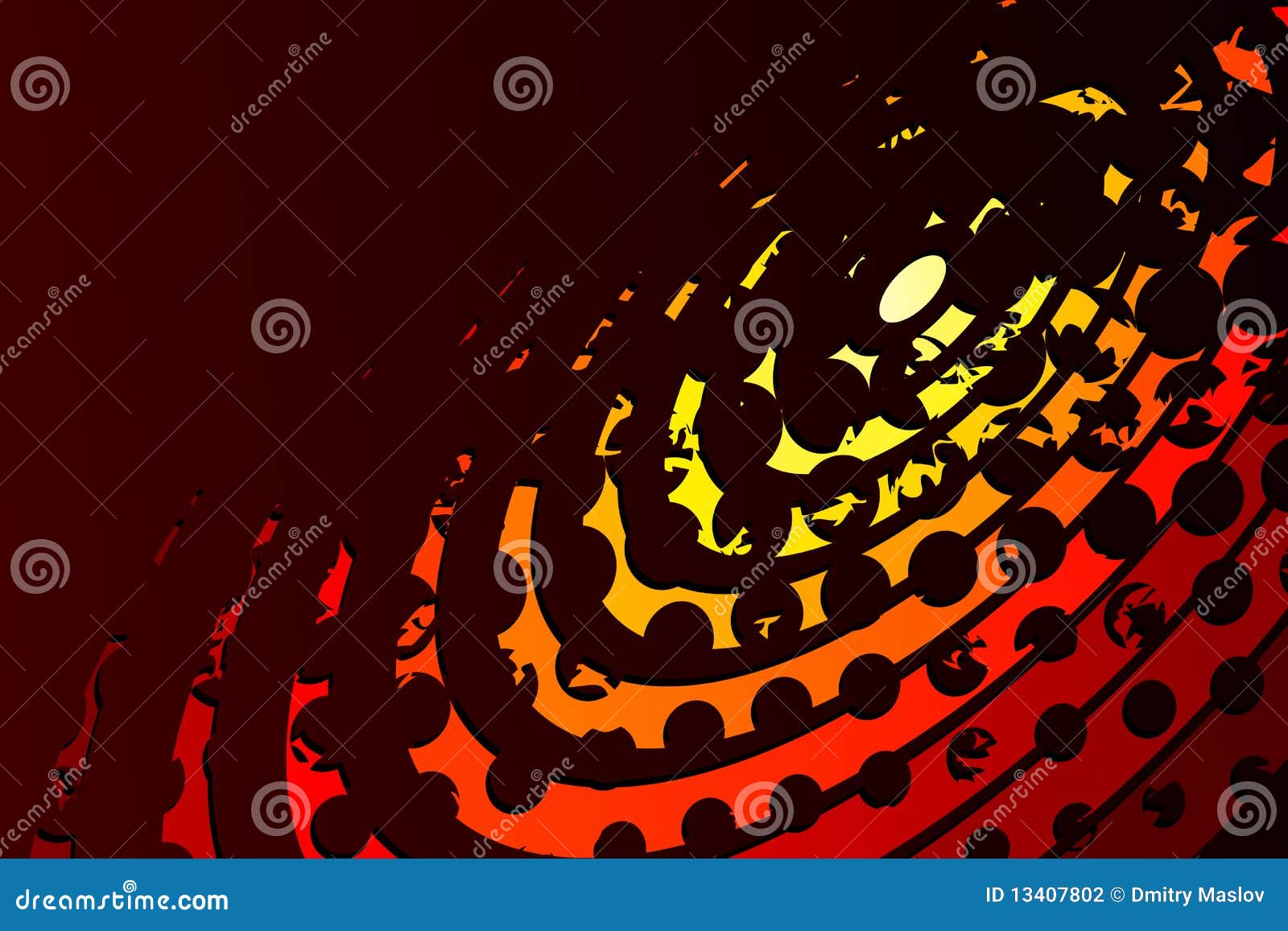 Abstract Fire stock vector. Illustration of power, fire - 13407802