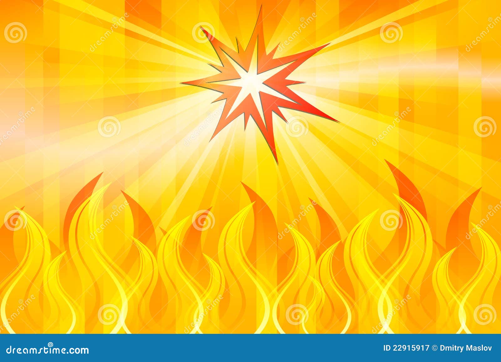 Abstract Fire stock vector. Illustration of kindle, decoration - 22915917