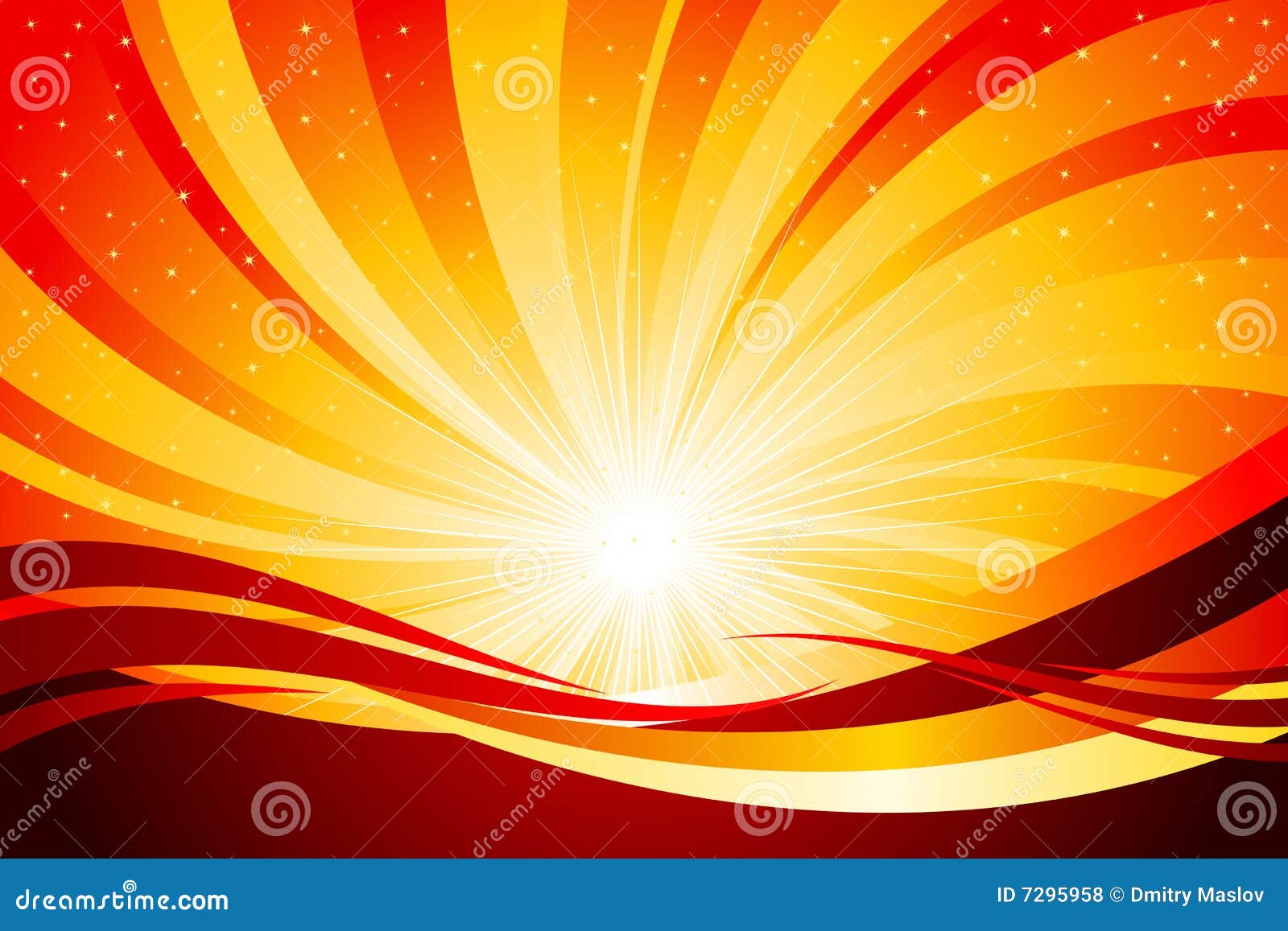 Abstract Fire stock vector. Illustration of fire, flame - 7295958
