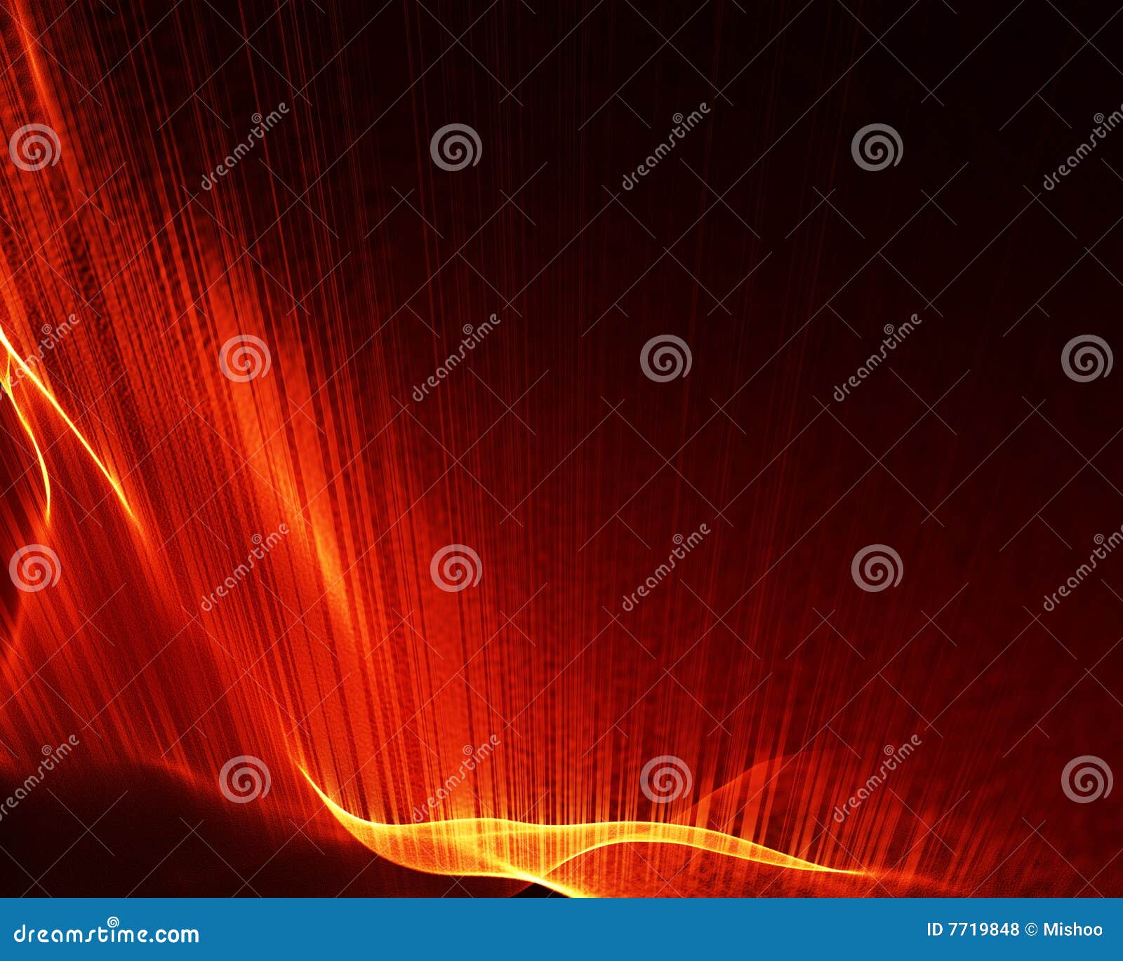 Abstract fire stock illustration. Illustration of drawing - 7719848
