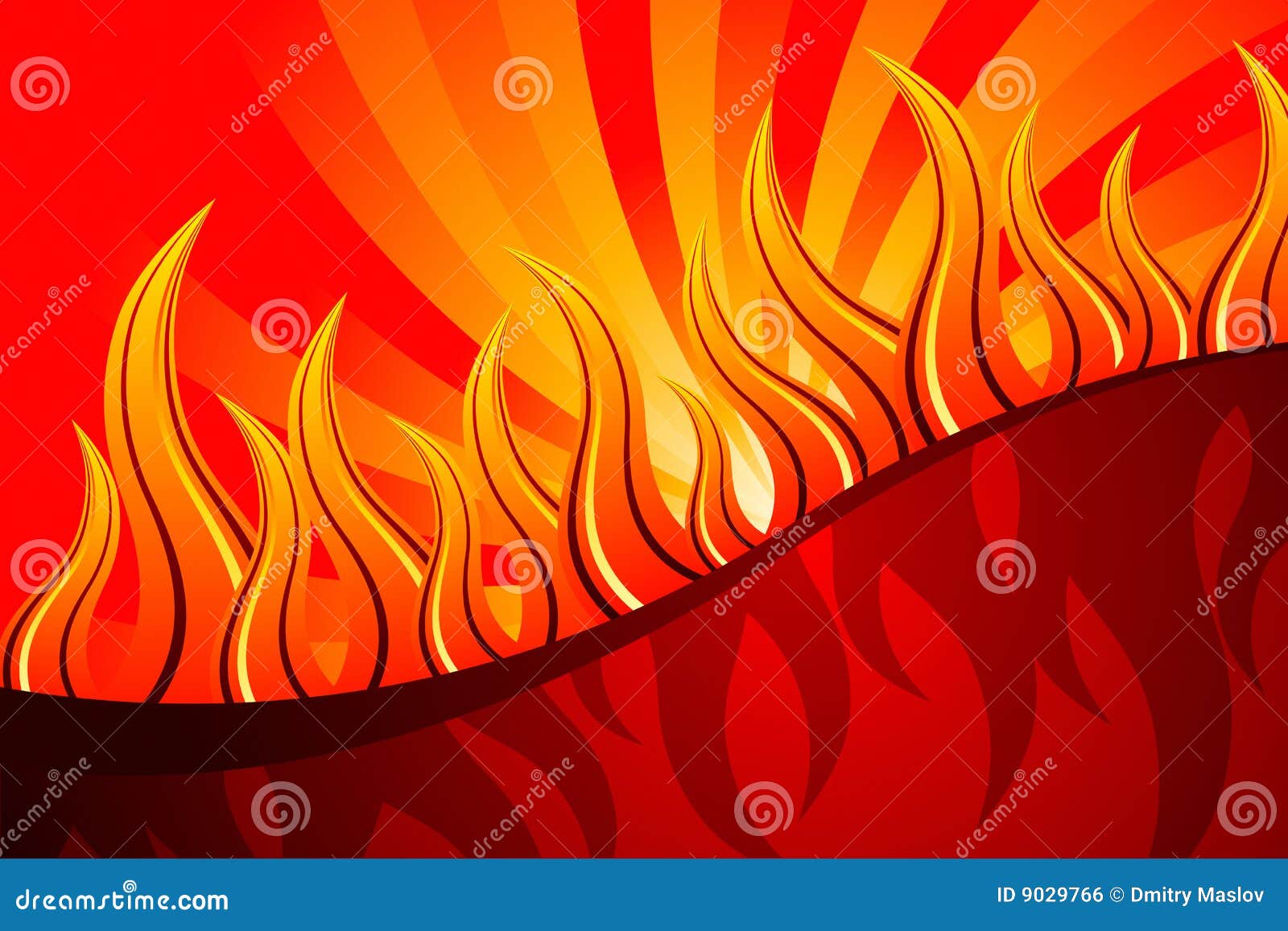 Abstract Fire stock vector. Illustration of clip, explosion - 9029766