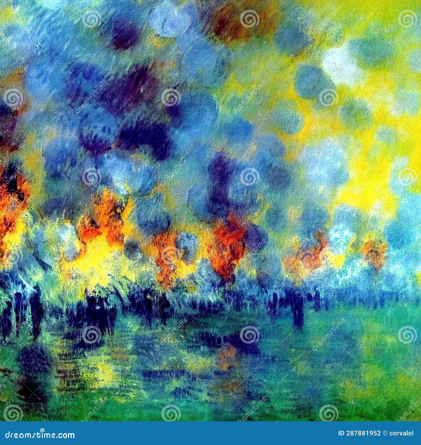 Abstract Fire Background Abstract Art Background Stock Illustration ...