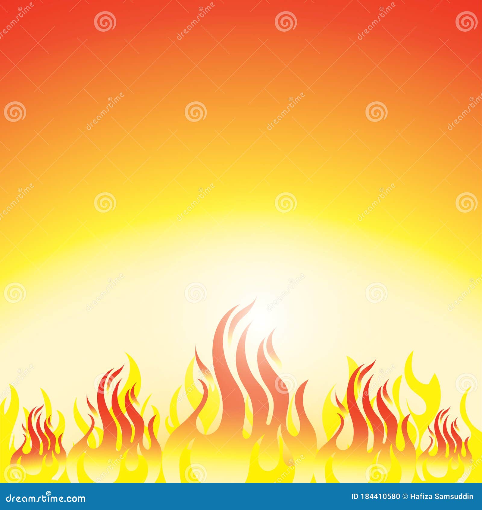 Abstract Fire Background. Vector Illustration Decorative Background ...
