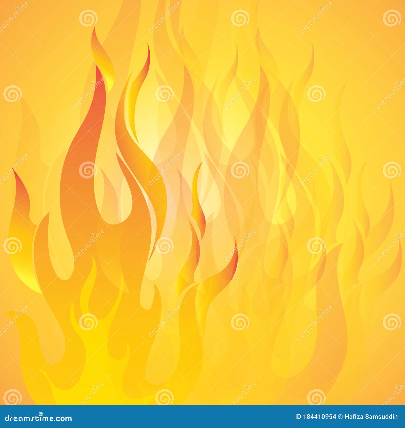 Abstract Fire Background. Vector Illustration Decorative Background ...